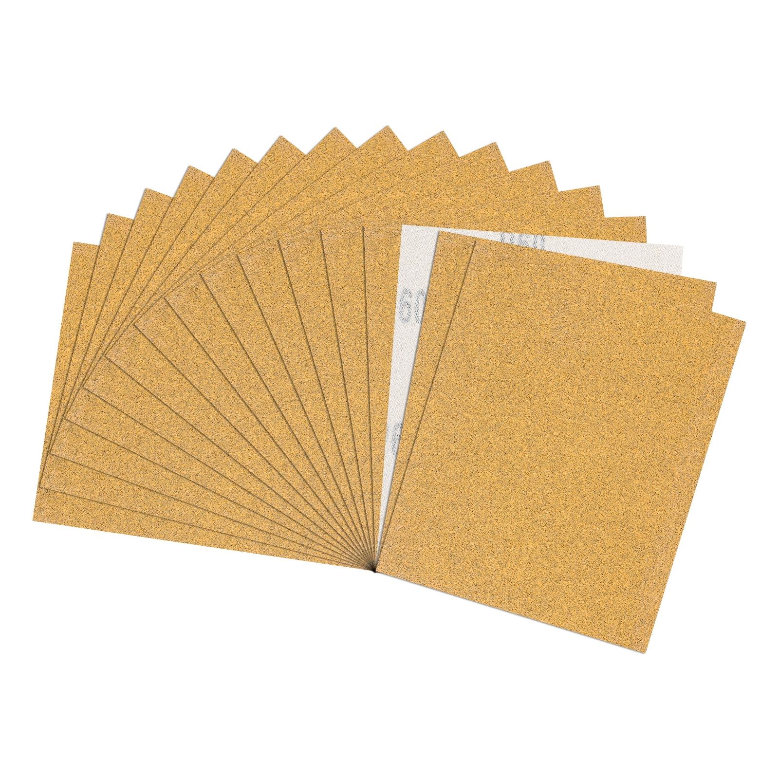 Uxcell Hook and Loop Sandpapers (4.5" x 5.5"/114mm x 140mm) 16 Sheets ...