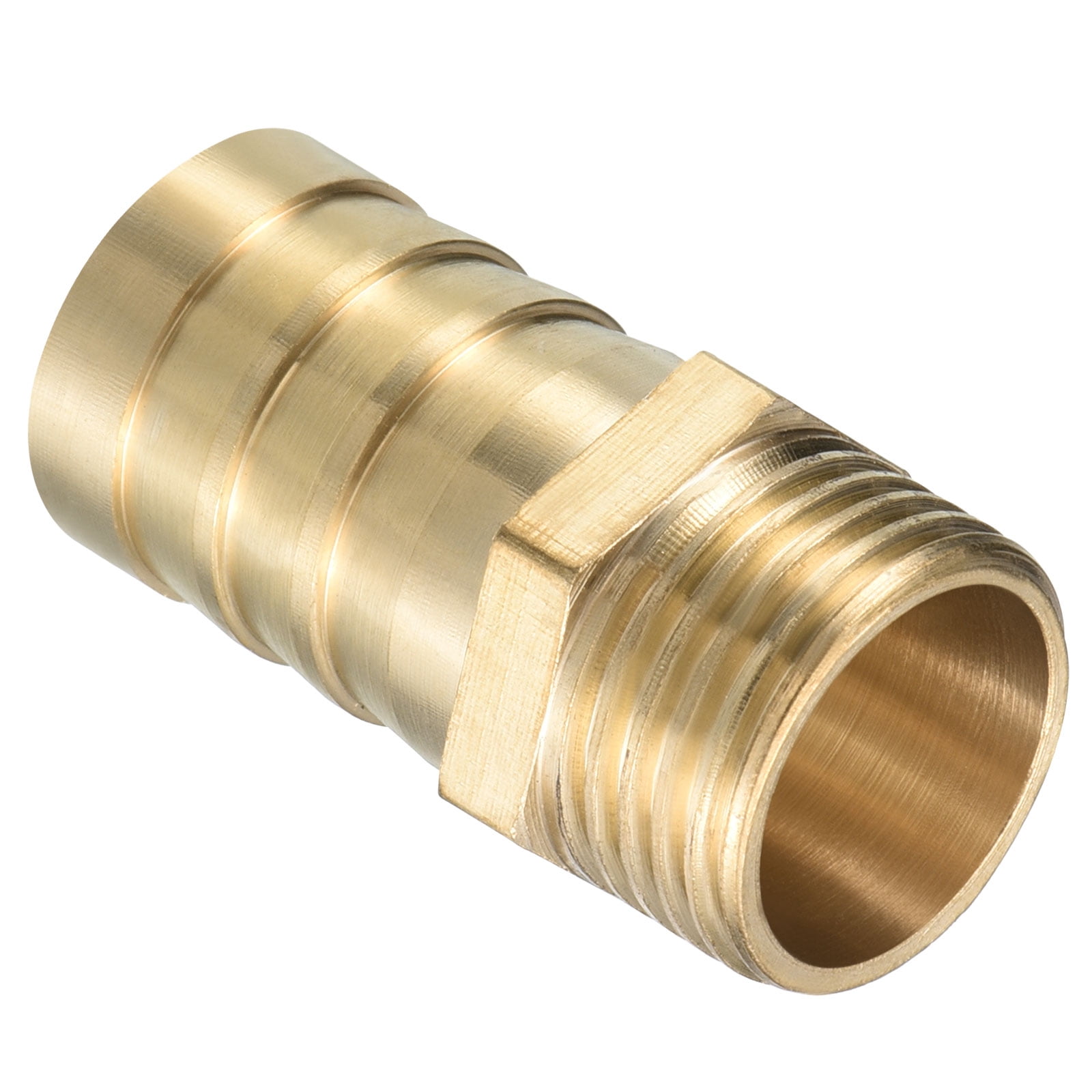 Uxcell Hose Barb Fitting Straight 19mm Barbed G1/2 Male Thread, 1 Pack ...