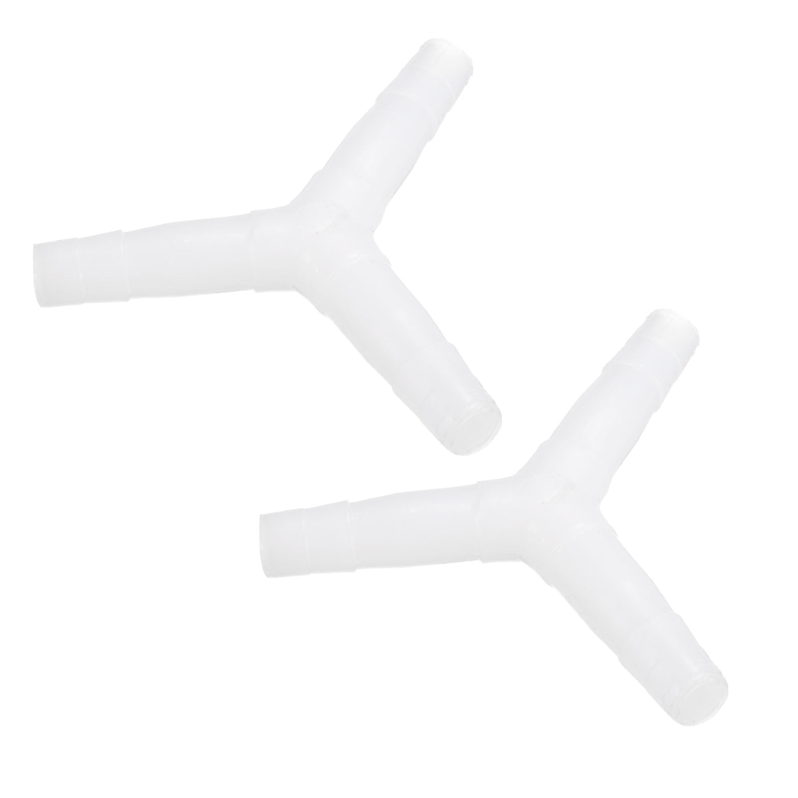 Uxcell Hose Barb Fitting Y Shaped Equal 3 Way Plastic Barb Joint ...