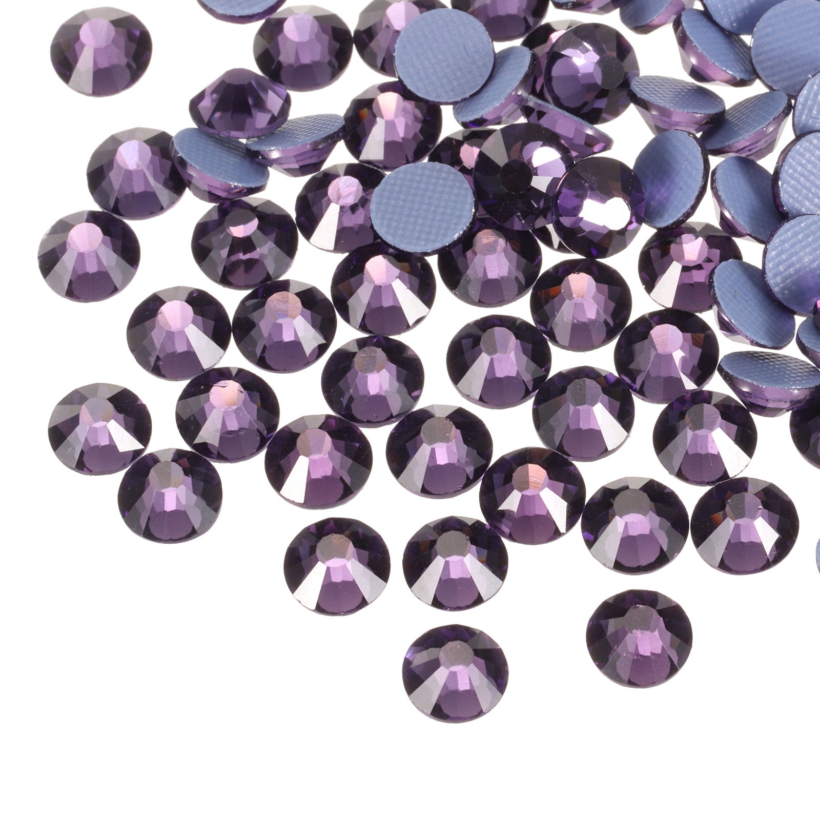 Uxcell Hotfix Rhinestones Flatback Crystal Glass Gems for Crafts ...