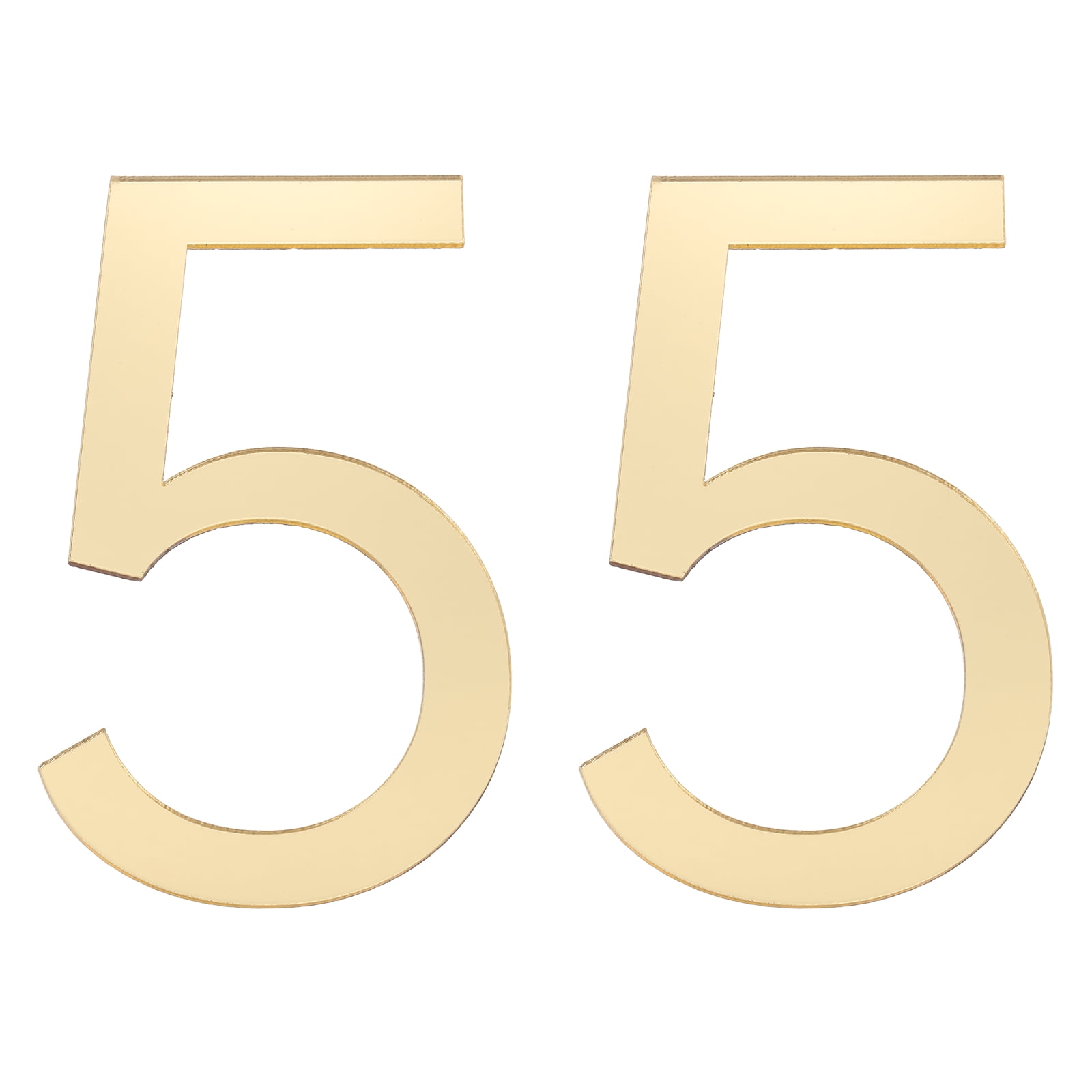 Uxcell House Numbers, 2 Pcs 2 Inch Self-adhesive Acrylic Modern House ...