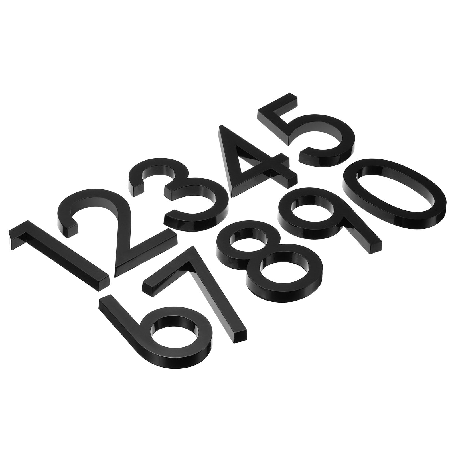 Uxcell House Numbers 3D Mailbox Numbers 0-9 for Outside, 10Pcs Large ...