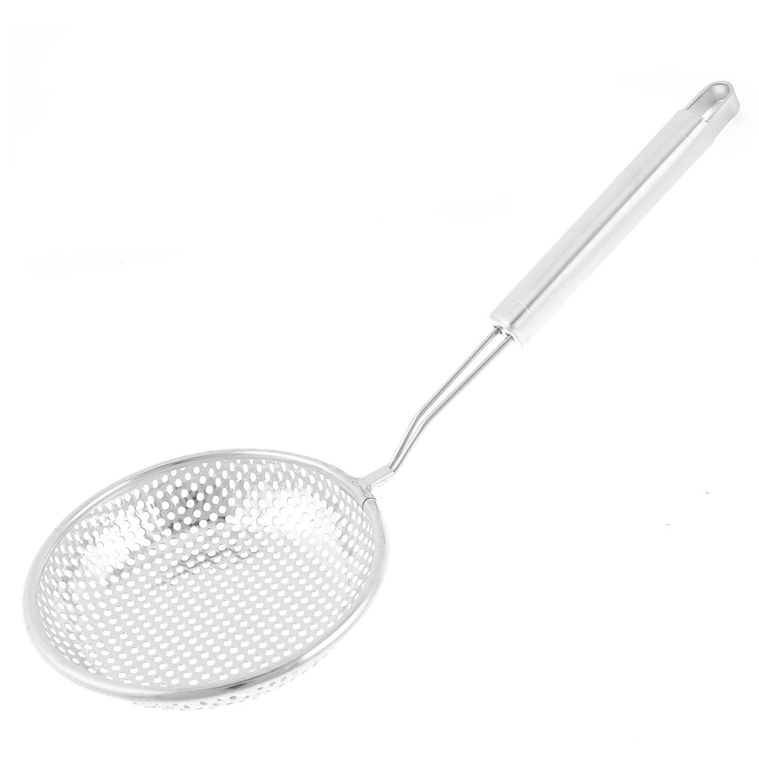 Uxcell Household Silver Tone Stainless Steel Perforated Ladle Strainer ...