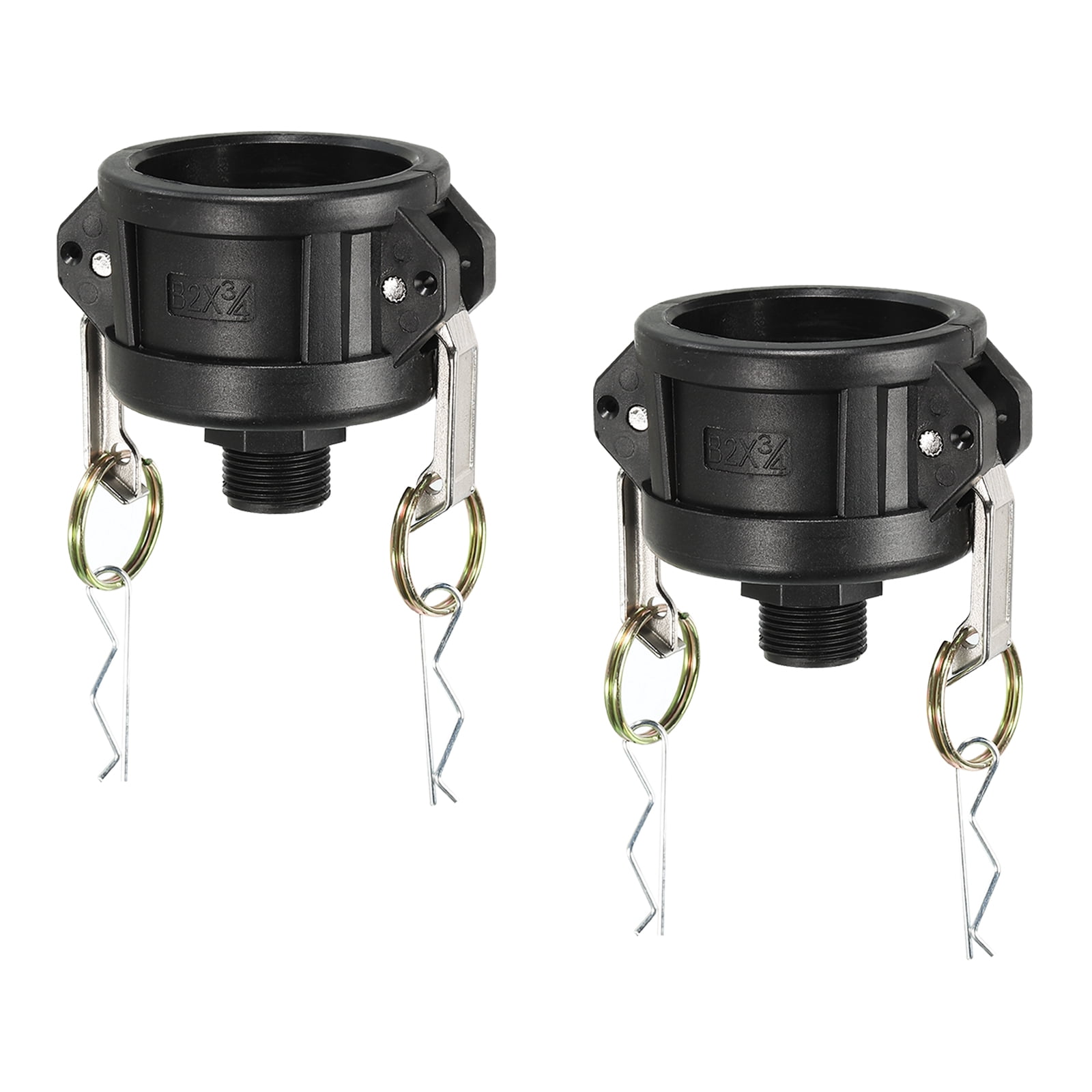 Uxcell IBC Tote Adapter 2" Cam Lock to 3/4" Male Thread, 2 Pack Drain ...