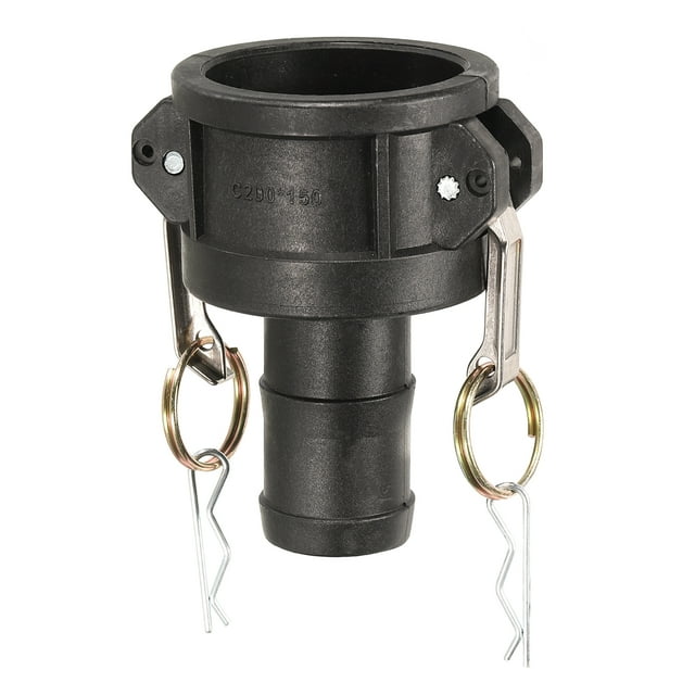 Uxcell IBC Tote Adapter 2" Cam Lock to 38mm Barb Fitting, Drain Adapter ...