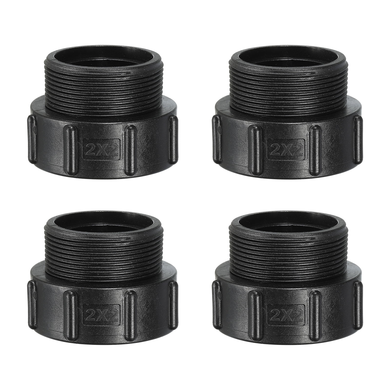Uxcell IBC Tote Adapter S60x6 Coarse Thread 2 BSP Male Thread, 4 Pack ...