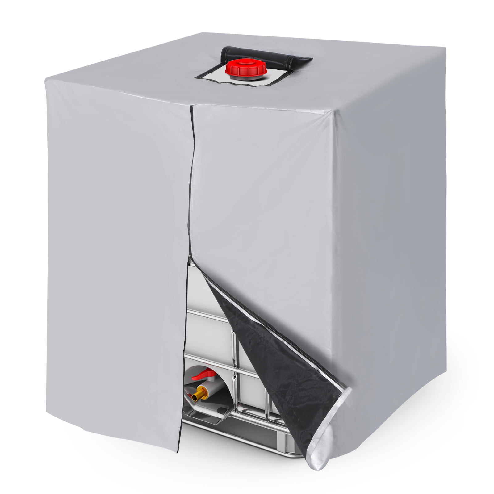 Uxcell IBC Tote Cover, 275 Gallon 1000L, Waterproof 420D Fabric, Zipper ...