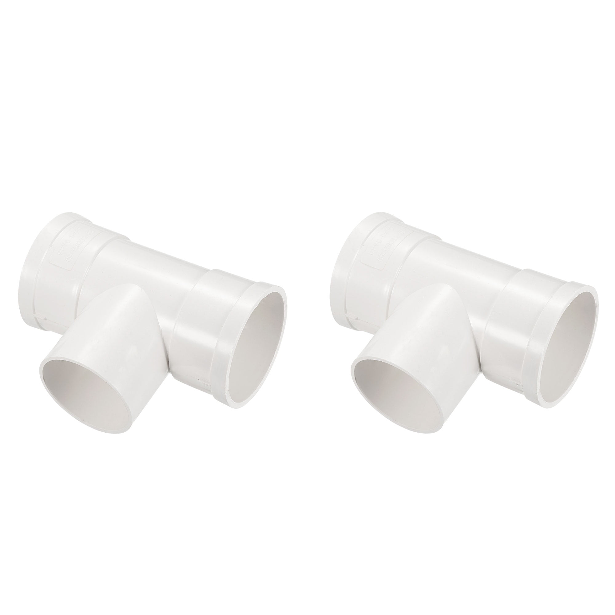 Uxcell ID 75mm/3" OD 70mm/2.8" Pipe Fitting, 2 Pack Splitter Duct Hose ...