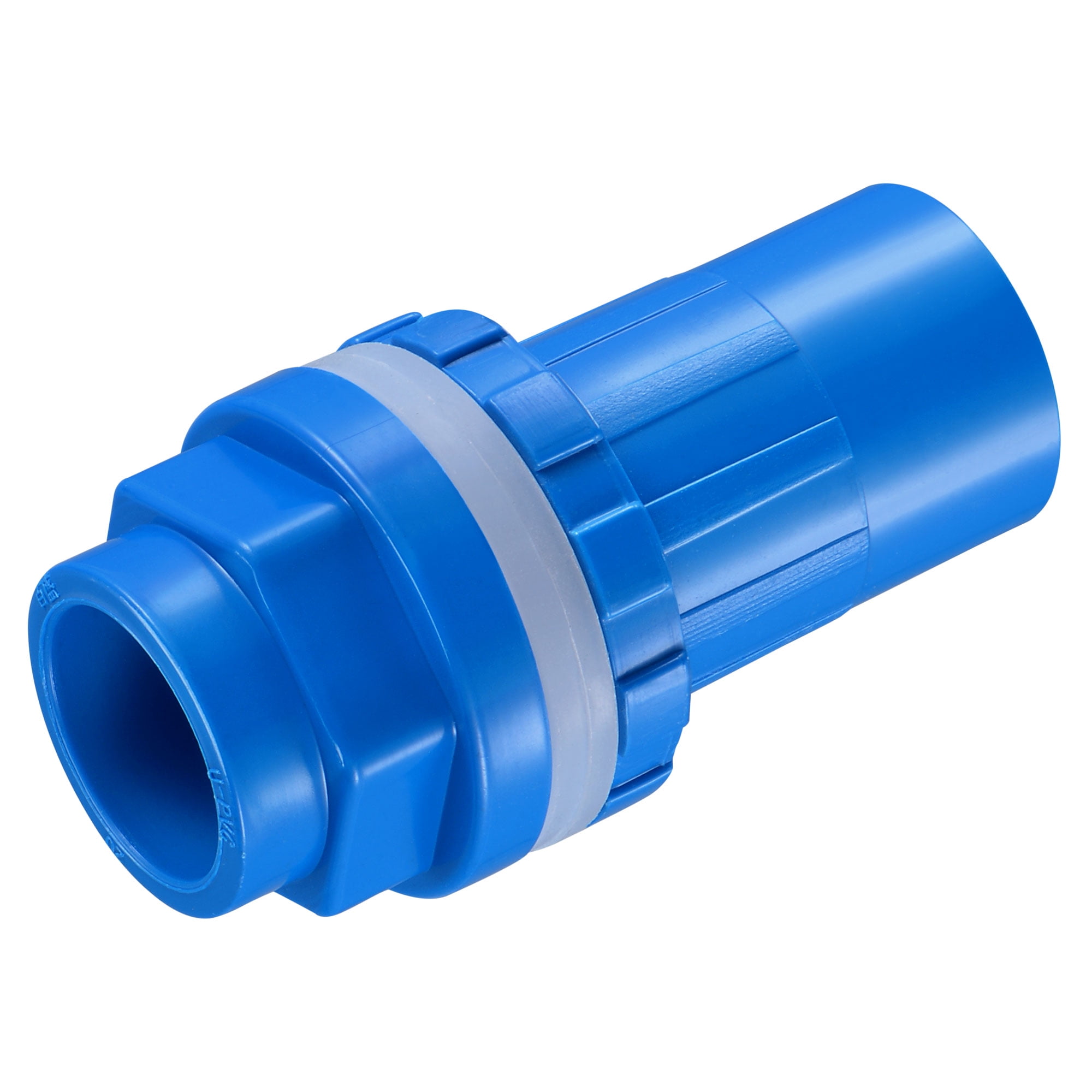 Uxcell ID DN PVC Straight Water Tank Pipe Connector Joint Blue 20mm ...