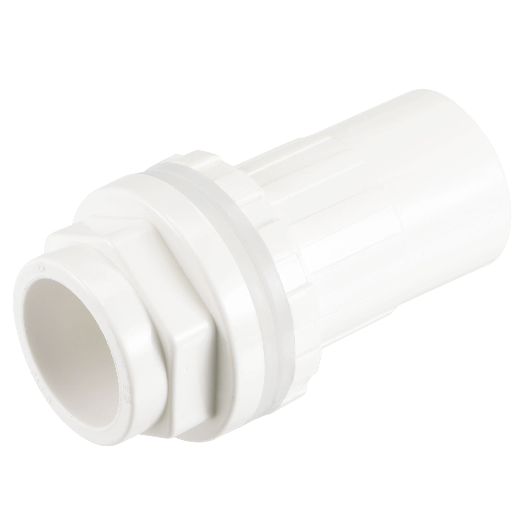 Uxcell ID DN PVC Straight Water Tank Pipe Connector Joint White 25mm ...