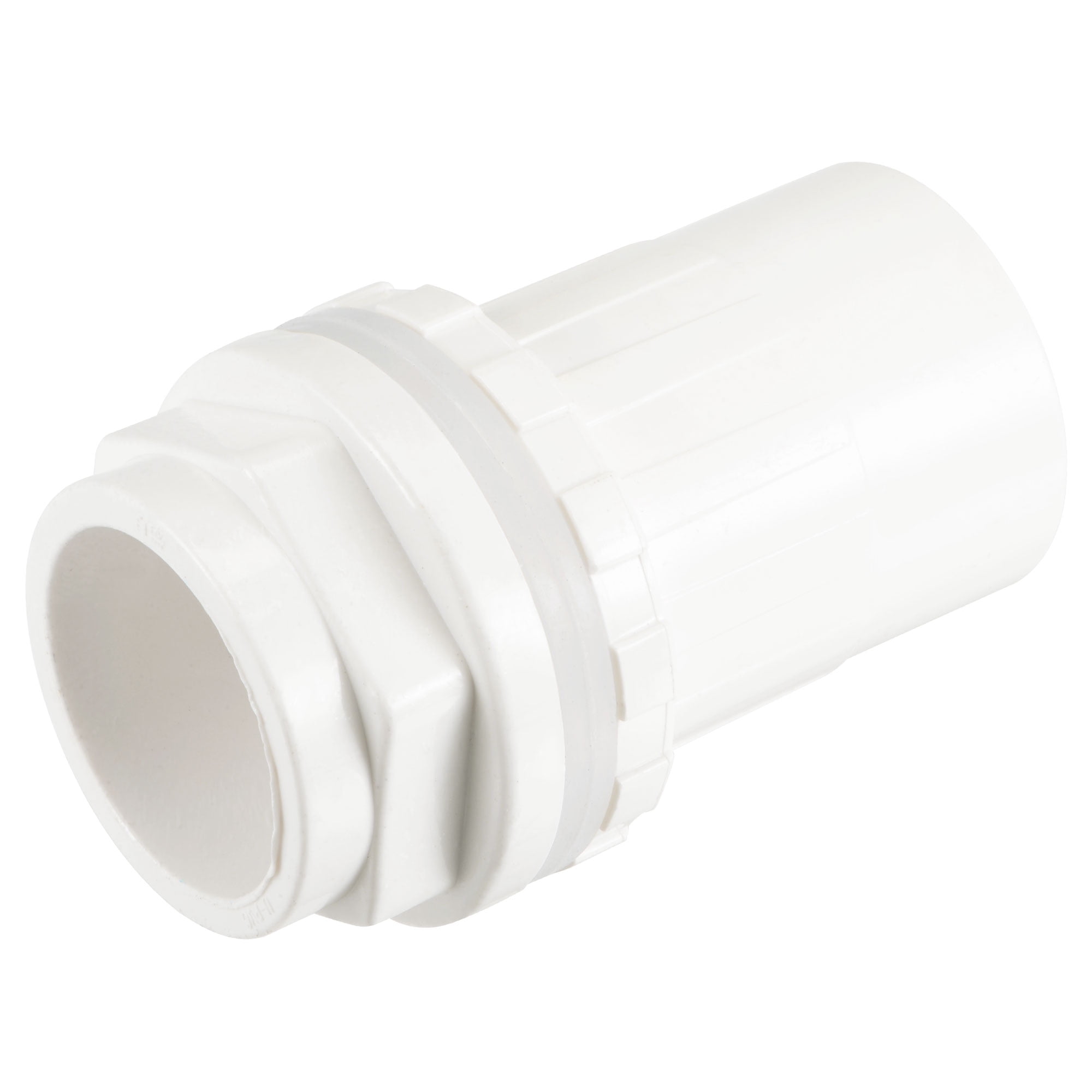 Uxcell ID DN PVC Straight Water Tank Pipe Connector Joint White 32mm ...