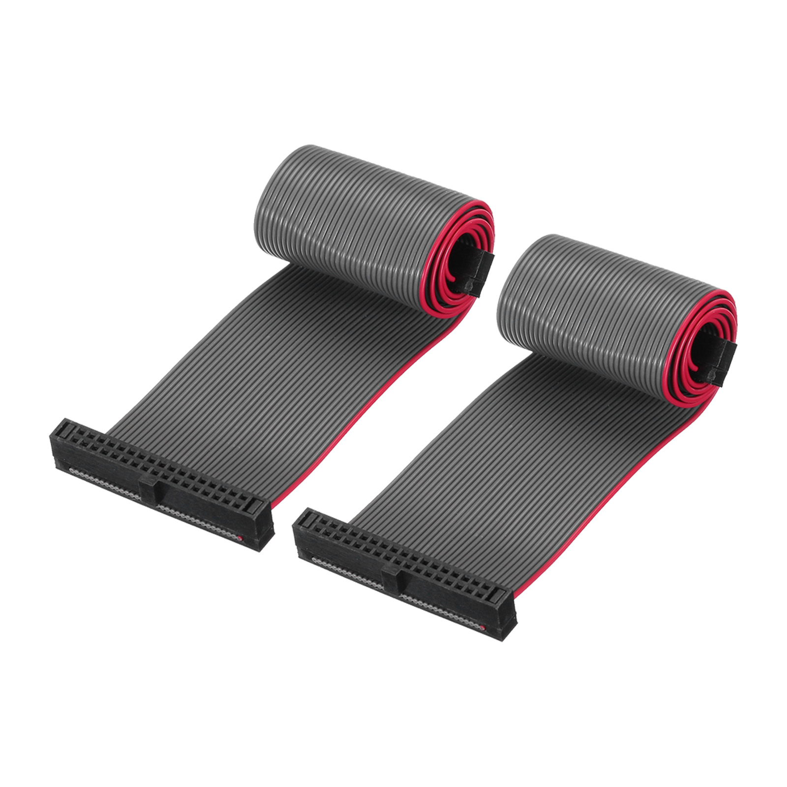 Uxcell IDC 34Pin Flat Ribbon Cable, 1.27mm Pitch FC to FC Connector ...