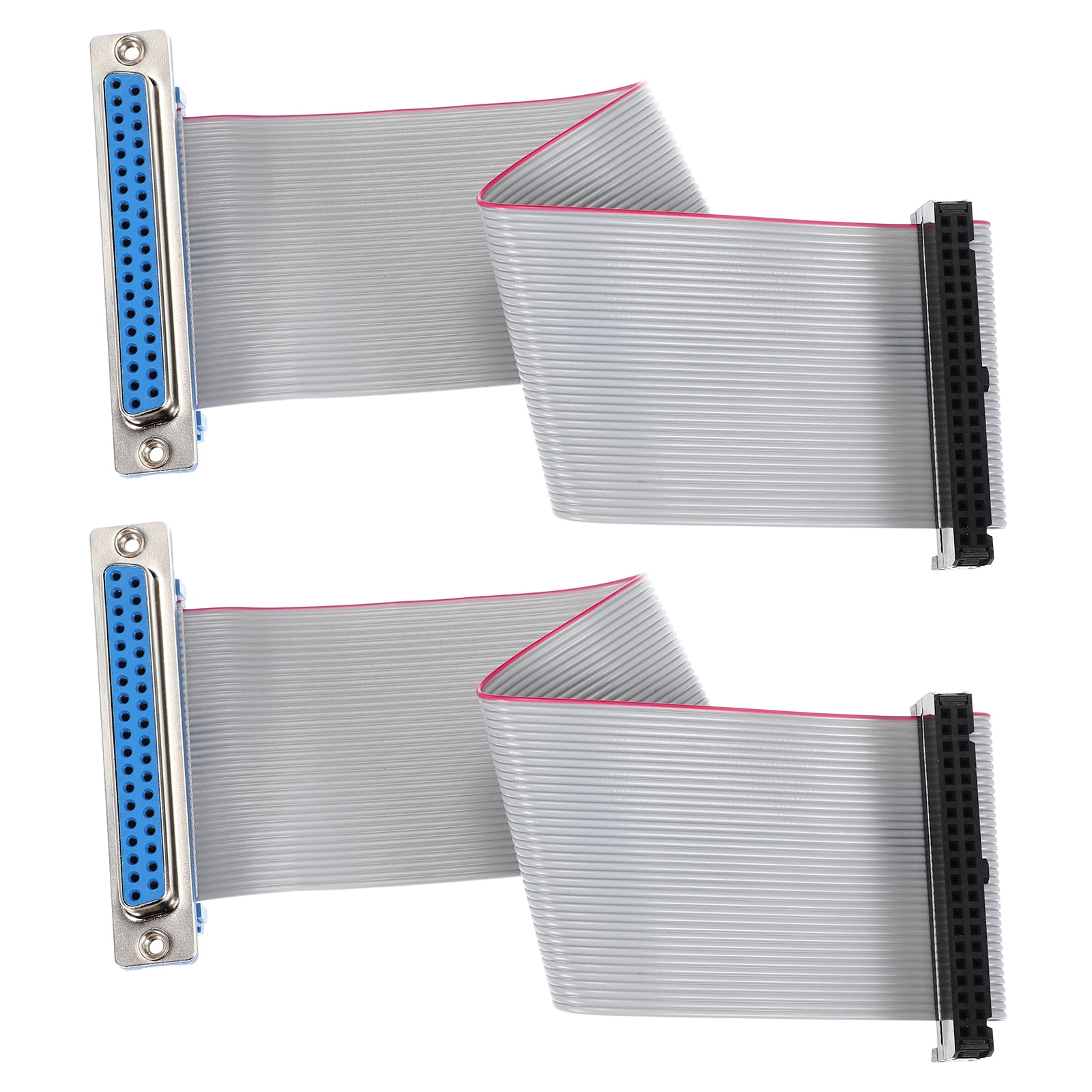 Uxcell IDC Wire Flat Ribbon Cable DB37 Female to FC-40 Female Connector ...