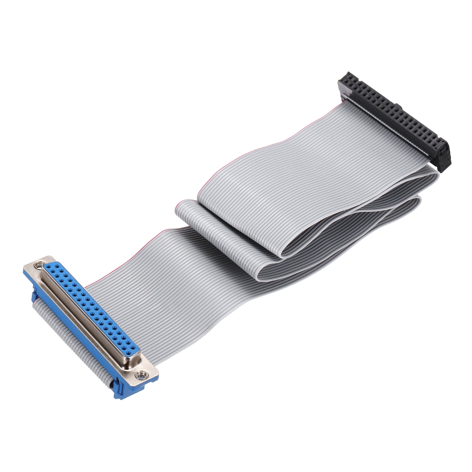 Uxcell IDC Wire Flat Ribbon Cable DB37 Female to FC-40 Female Connector ...