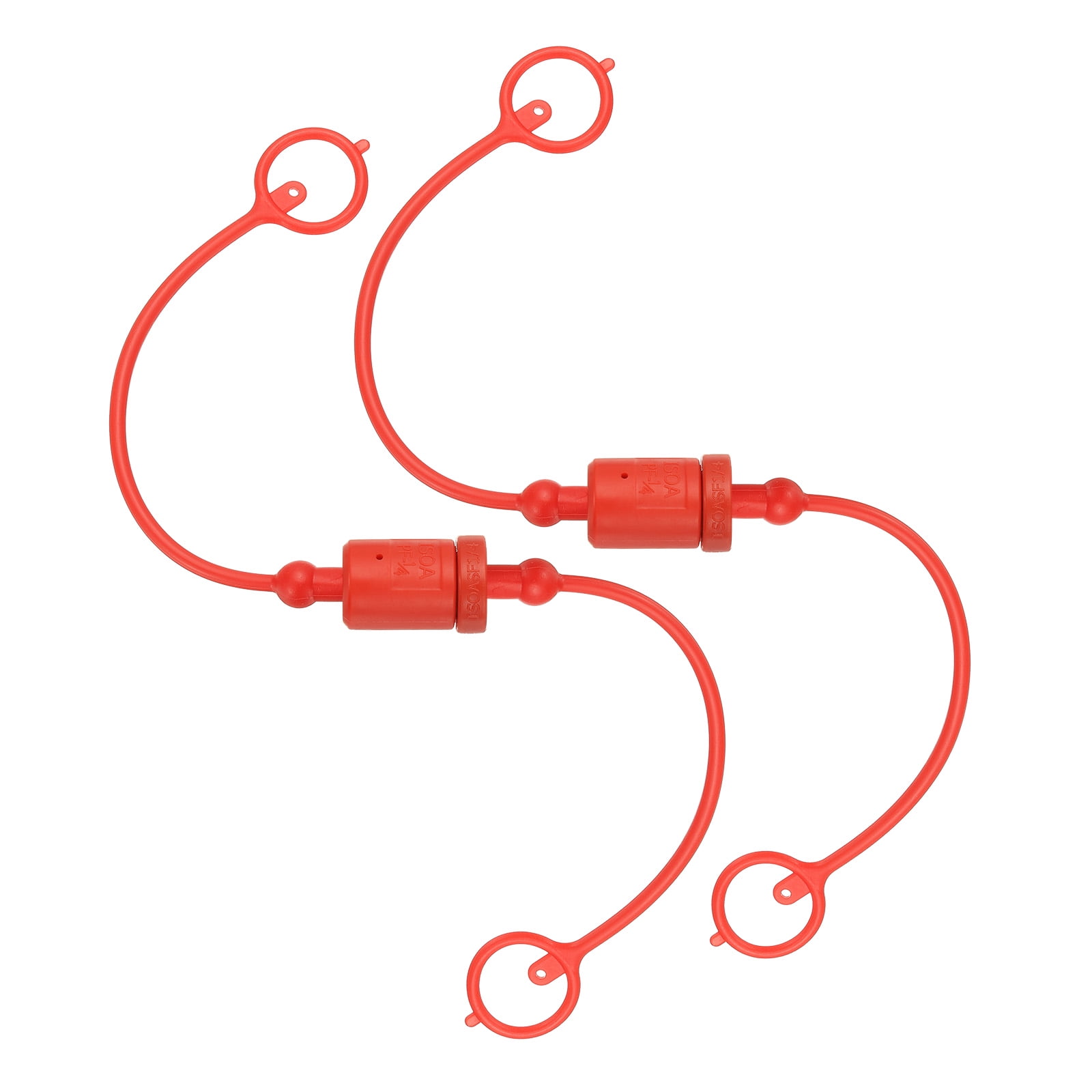 Uxcell ISO-A Hydraulic Coupler Male Dust Cap and Female Plug Cover ...