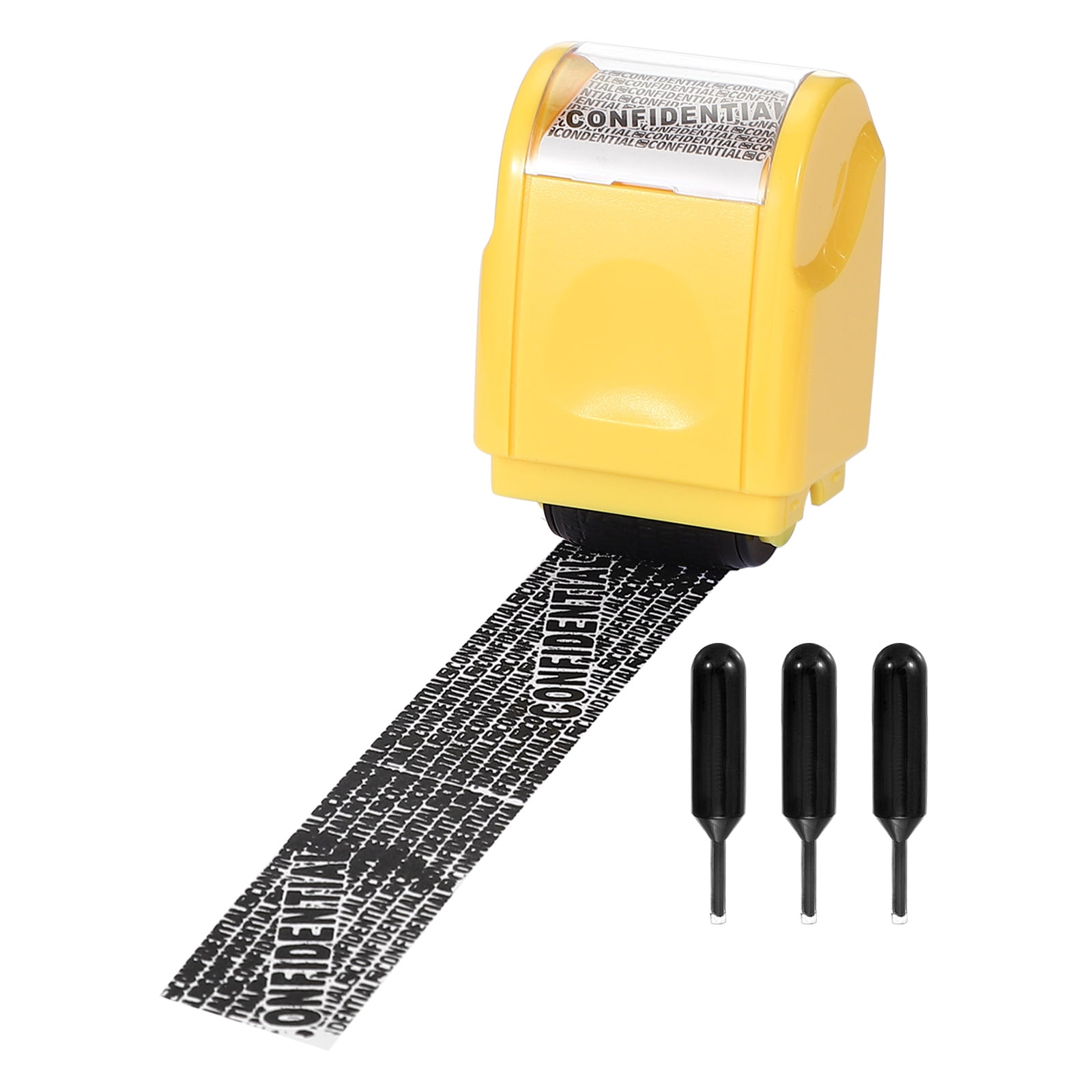 Uxcell Identity Theft Protection Roller Stamps, Confidential Roller ...