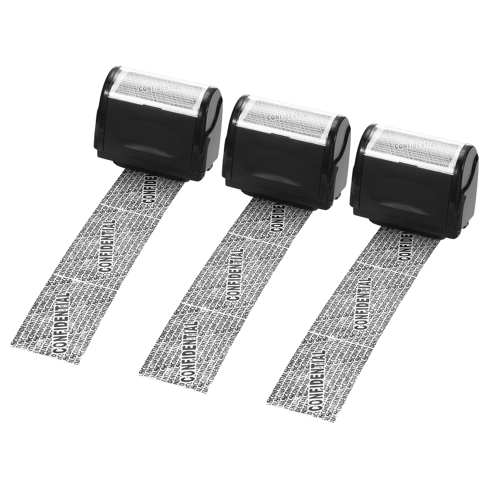 Uxcell Identity Theft Protection Roller Stamps Wide Confidential Roller Stamp Guard Your ID ...