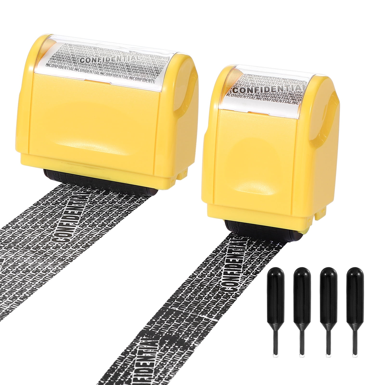 Uxcell Identity Theft Roller Stamps, Wide Guard Your ID Roller for ...