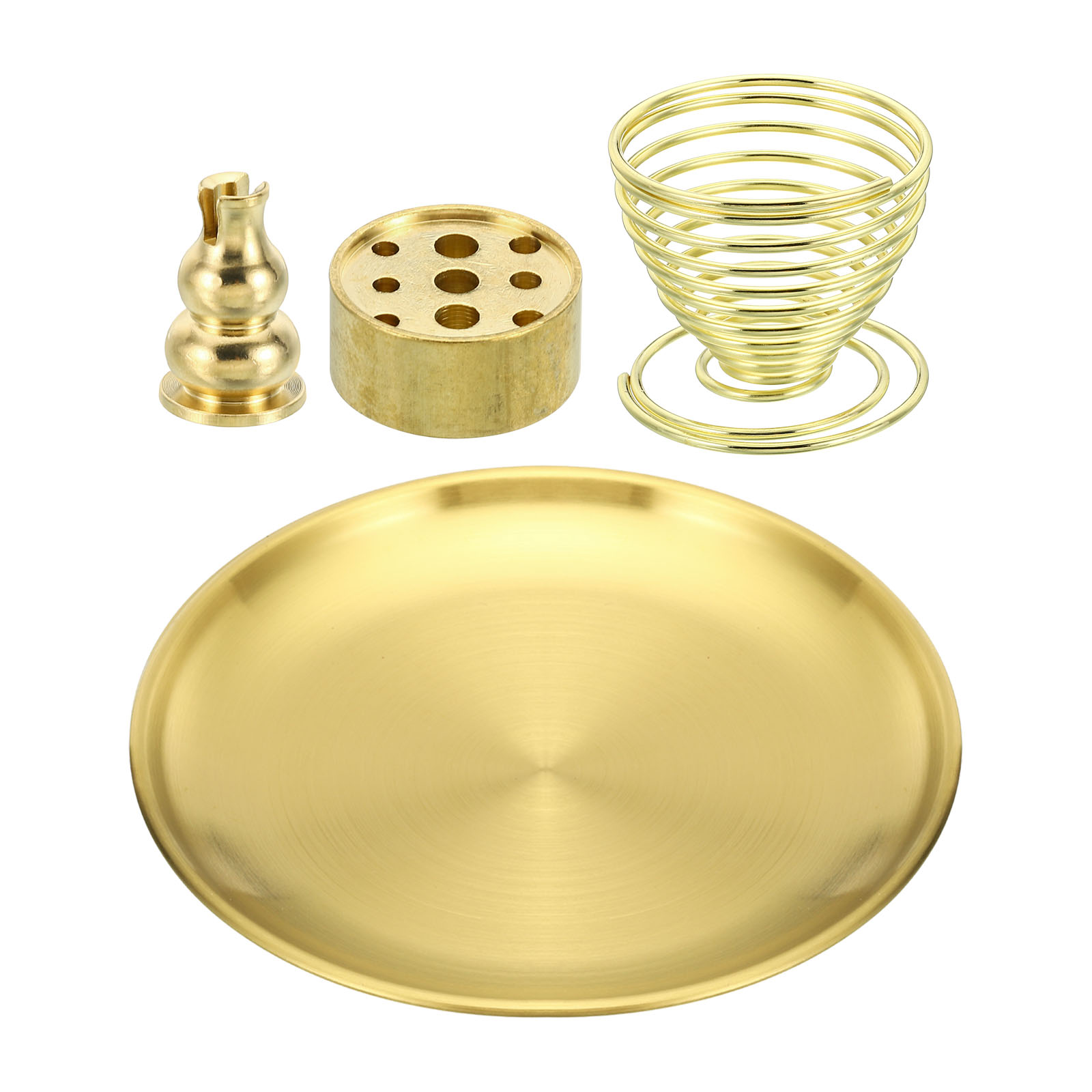 Uxcell Incense Holder Kit 1 Set Brass Incense Stick Holder Incense ...