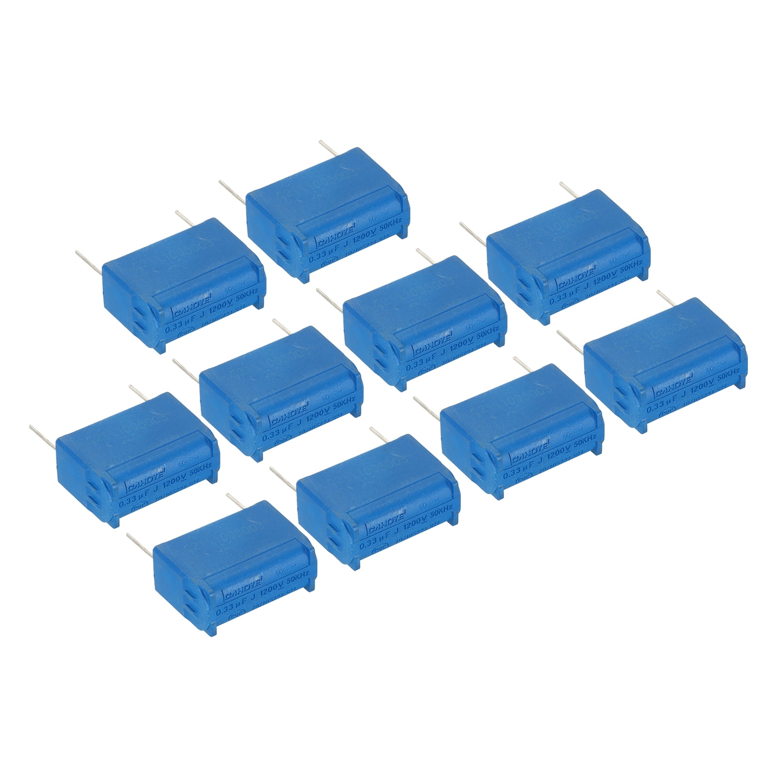 Uxcell Induction Cooker Capacitor, 10 Pack 0.33uF DC 1200V Vertical ...