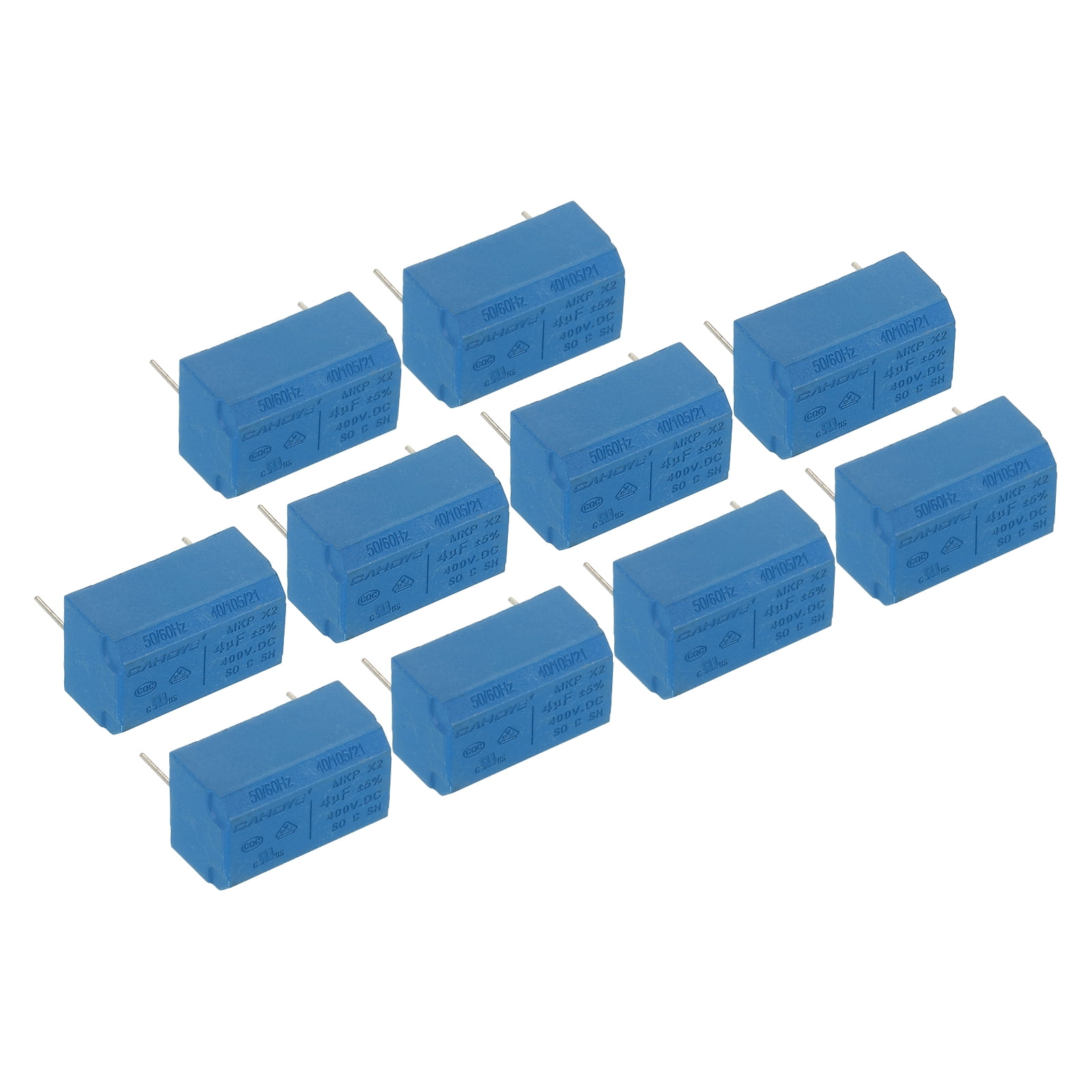 Uxcell Induction Cooker Capacitor, 10 Pack 4uF DC 400V High Voltage ...