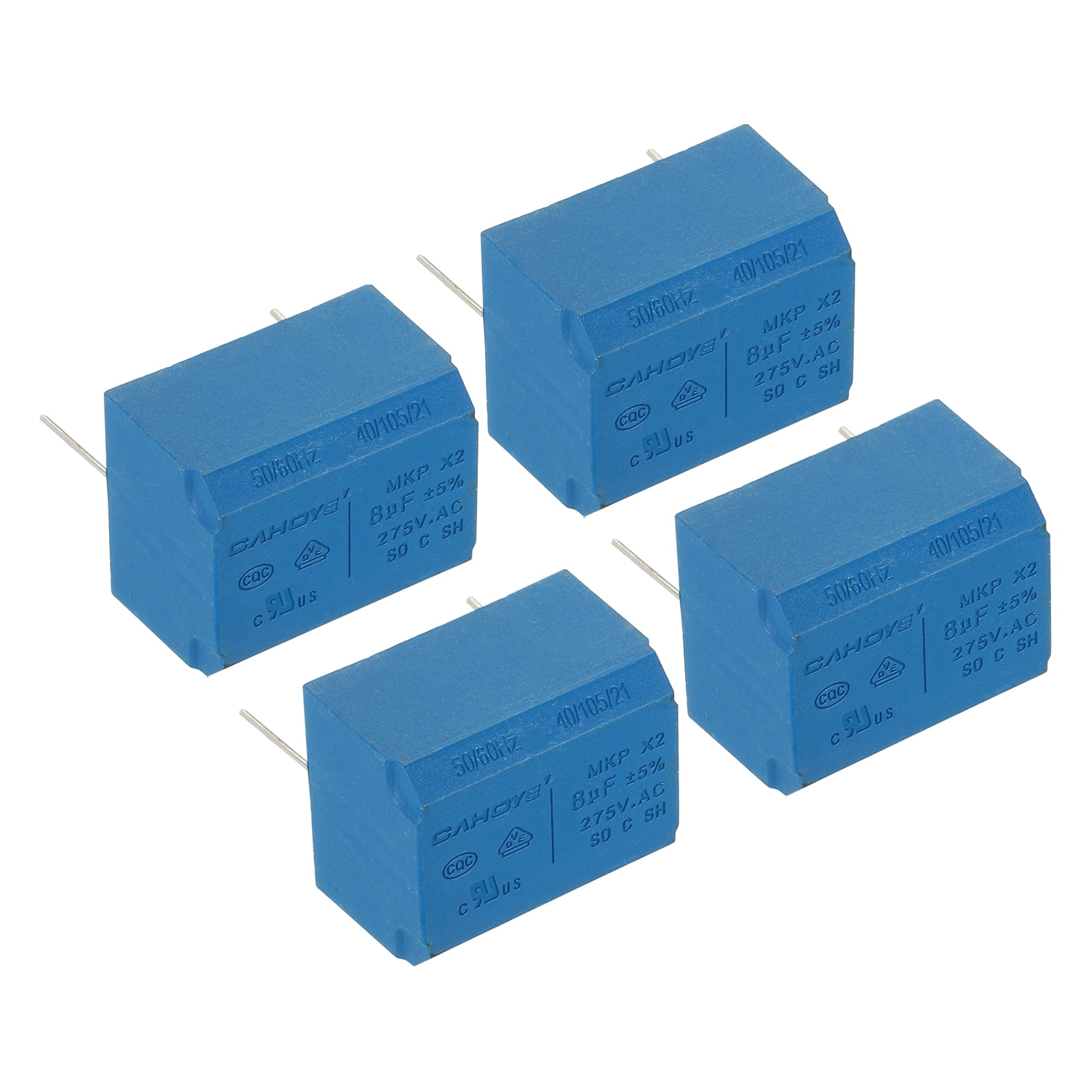 Uxcell Induction Cooker Capacitor, 4 Pack 8uF AC 275V High Voltage ...