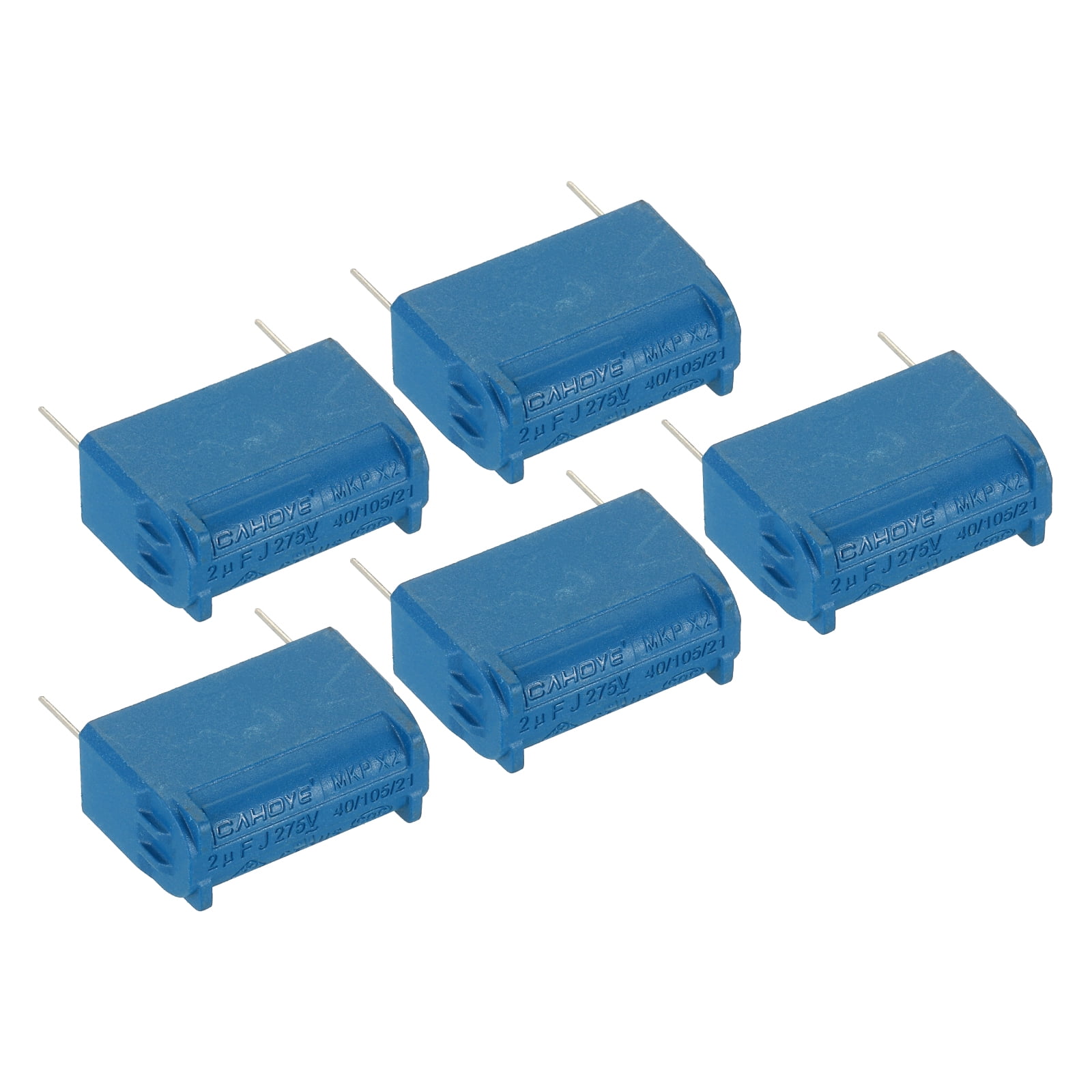 Uxcell Induction Cooker Capacitor, 5 Pack 2uF AC 275V Vertical High ...