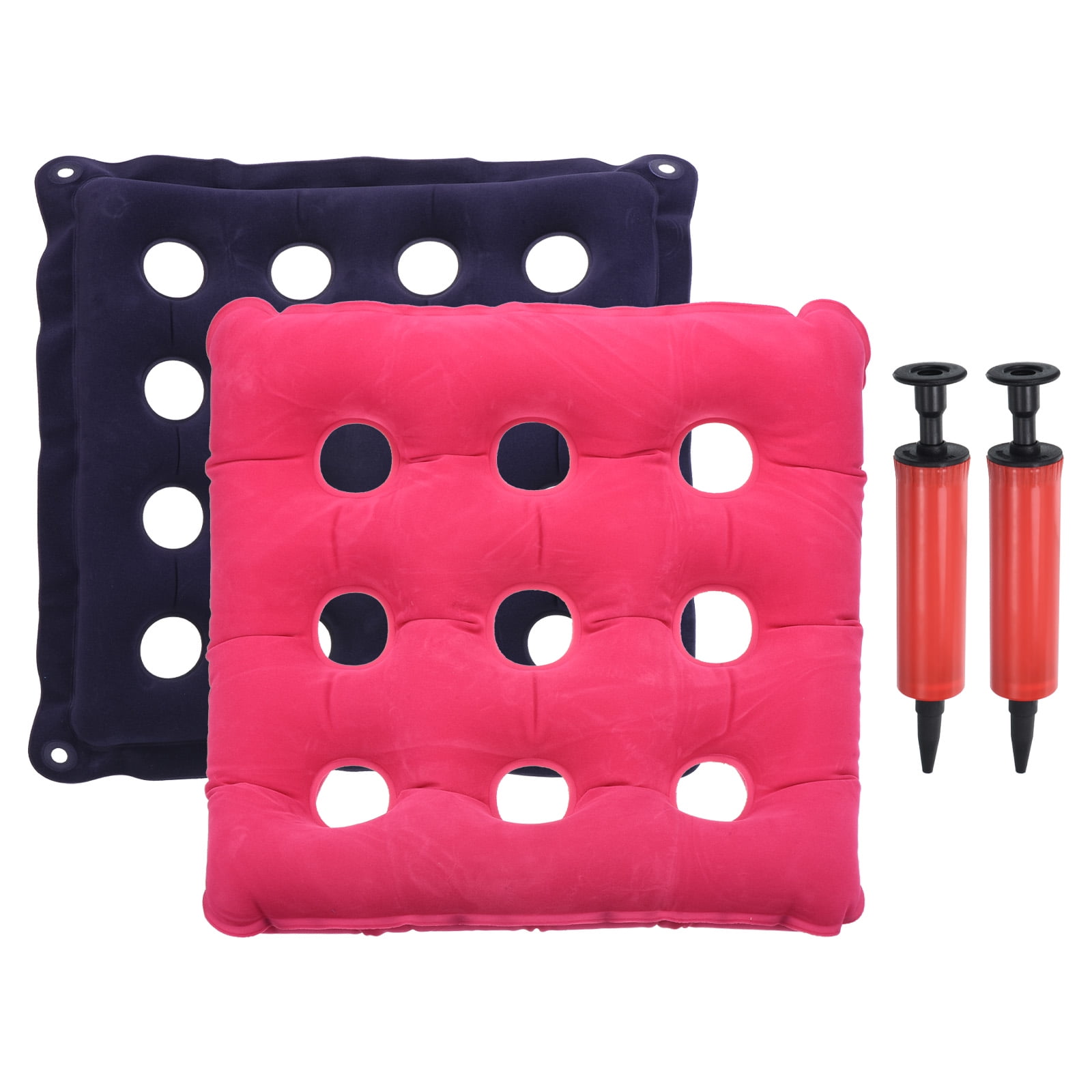 Uxcell Inflatable Seat Cushion, Portable Chair Cushion Backrest Air ...