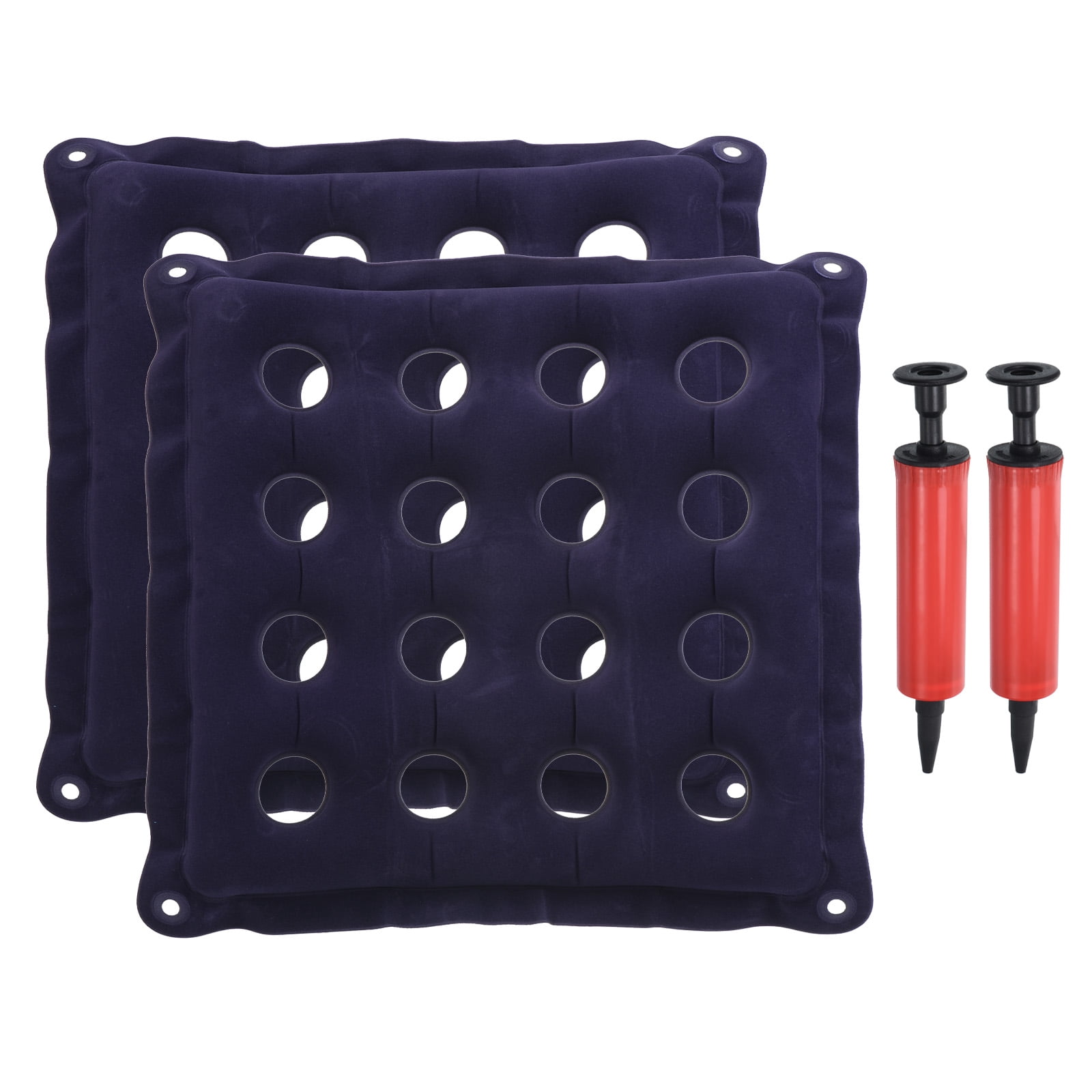 Uxcell Inflatable Seat Cushion, Portable Chair Pad Breathable Back Seat ...