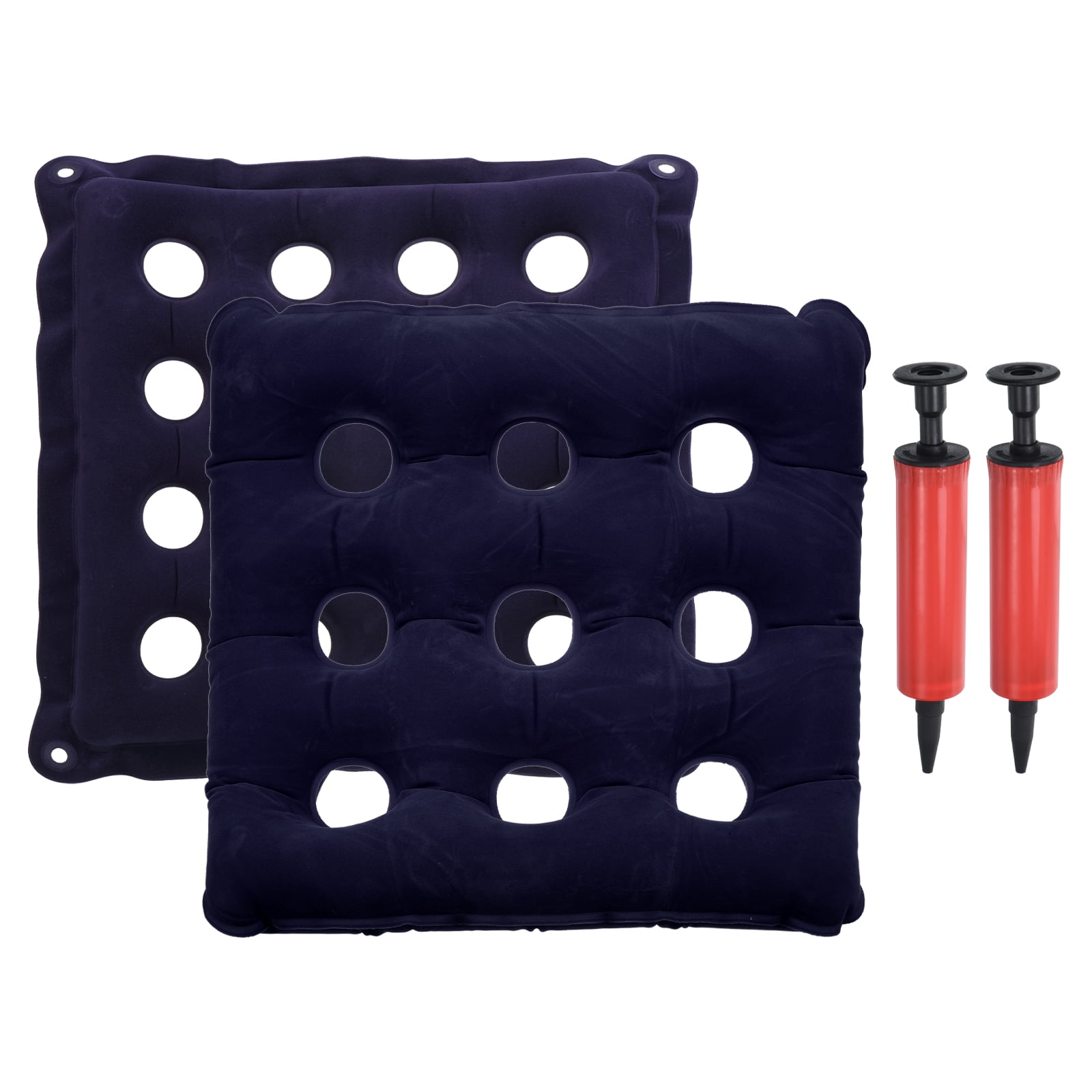 Uxcell Inflatable Seat Cushion, Portable Chair Pad Breathable Back Seat ...