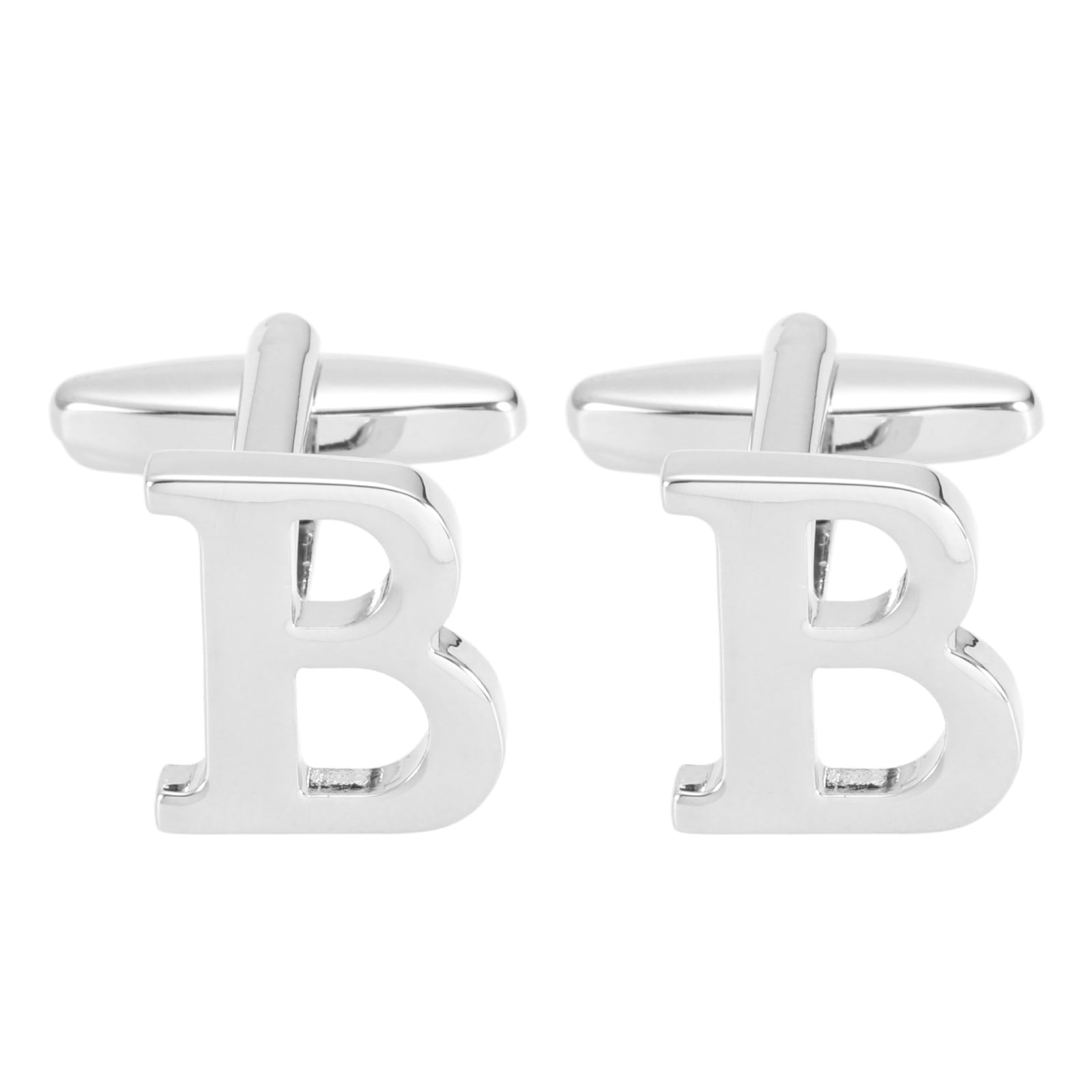 Uxcell Initial Cufflinks, Classic Alphabet Letter B Copper Men Cuff ...