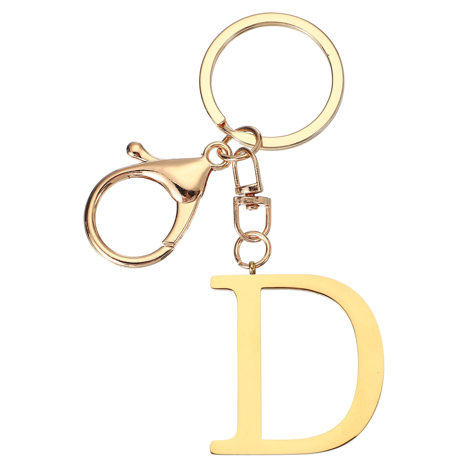 Uxcell Initial Letter Key Chain, Letter A-Z Keychain Initials Keyring ...