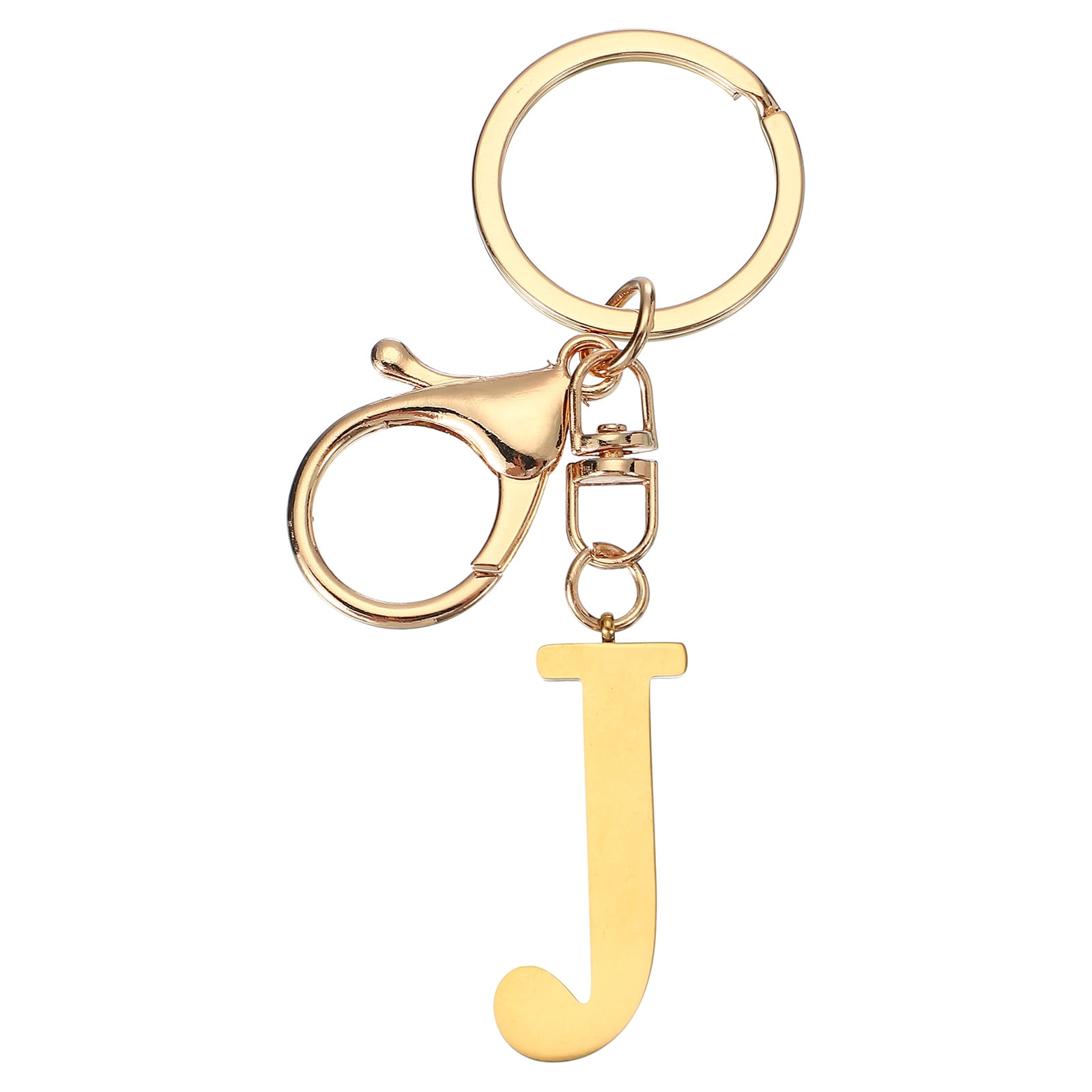 Uxcell Initial Letter Key Chain, Letter A-Z Keychain Initials Keyring ...
