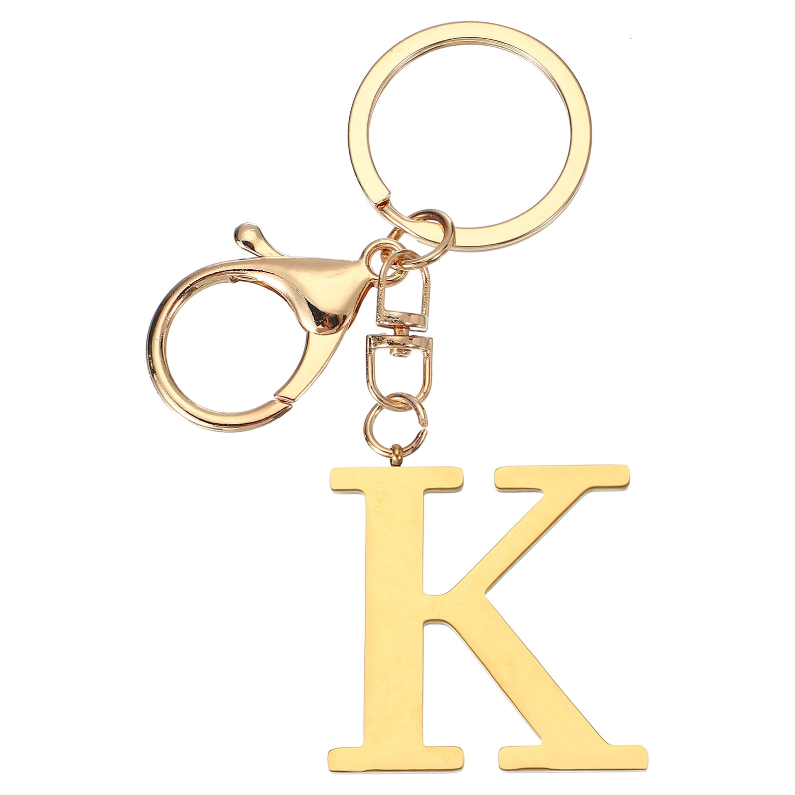 Uxcell Initial Letter Key Chain, Letter A-Z Keychain Initials Keyring ...