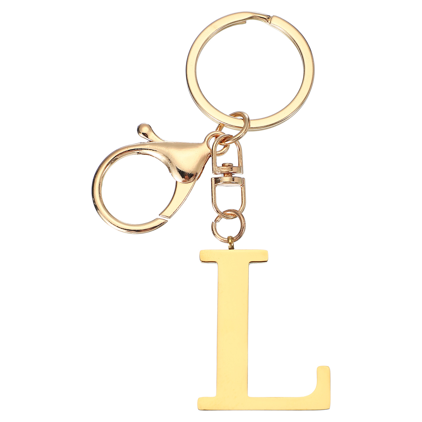 Uxcell Initial Letter Key Chain, Letter A-Z Keychain Initials Keyring ...