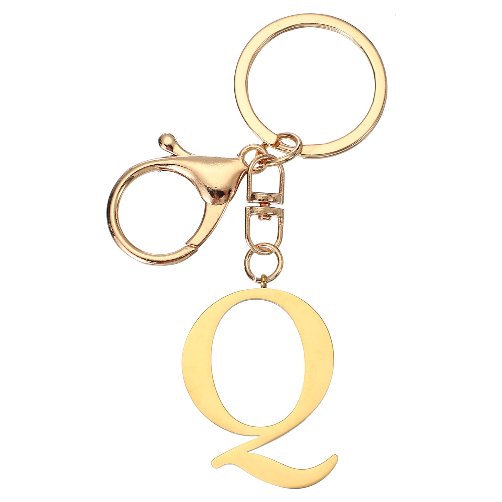 Uxcell Initial Letter Key Chain, Letter A-Z Keychain Initials Keyring ...