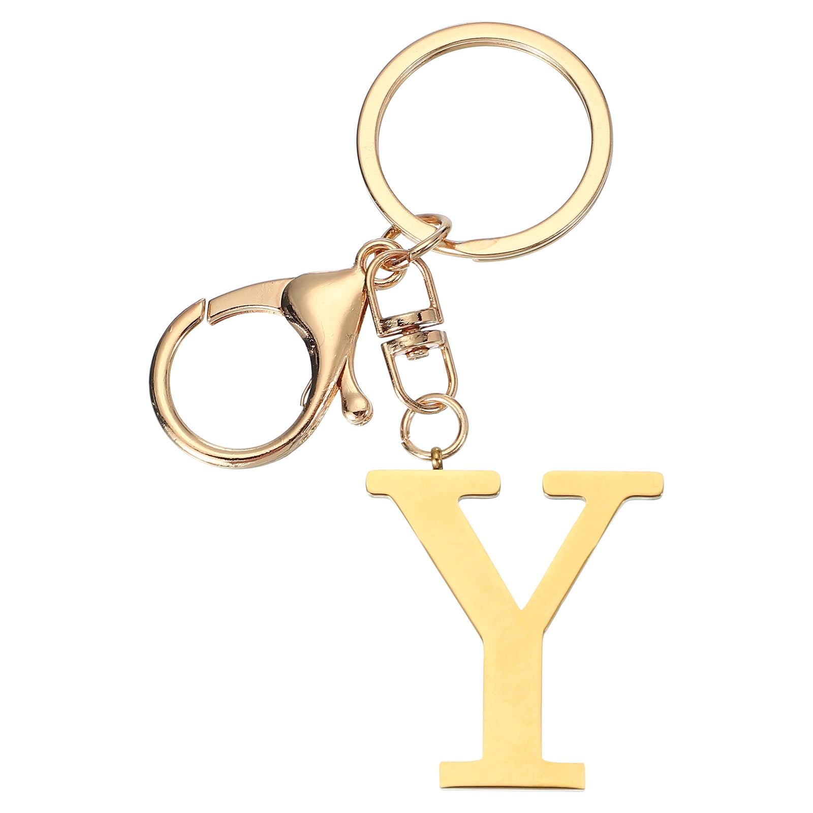 Uxcell Initial Letter Key Chain, Letter A-Z Keychain Initials Keyring ...