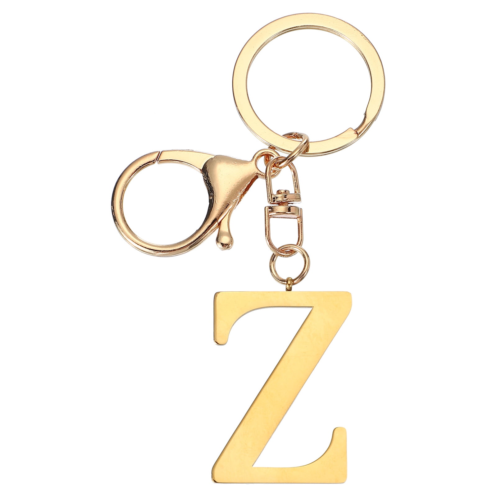 Uxcell Initial Letter Key Chain, Letter A-Z Keychain Initials Keyring ...