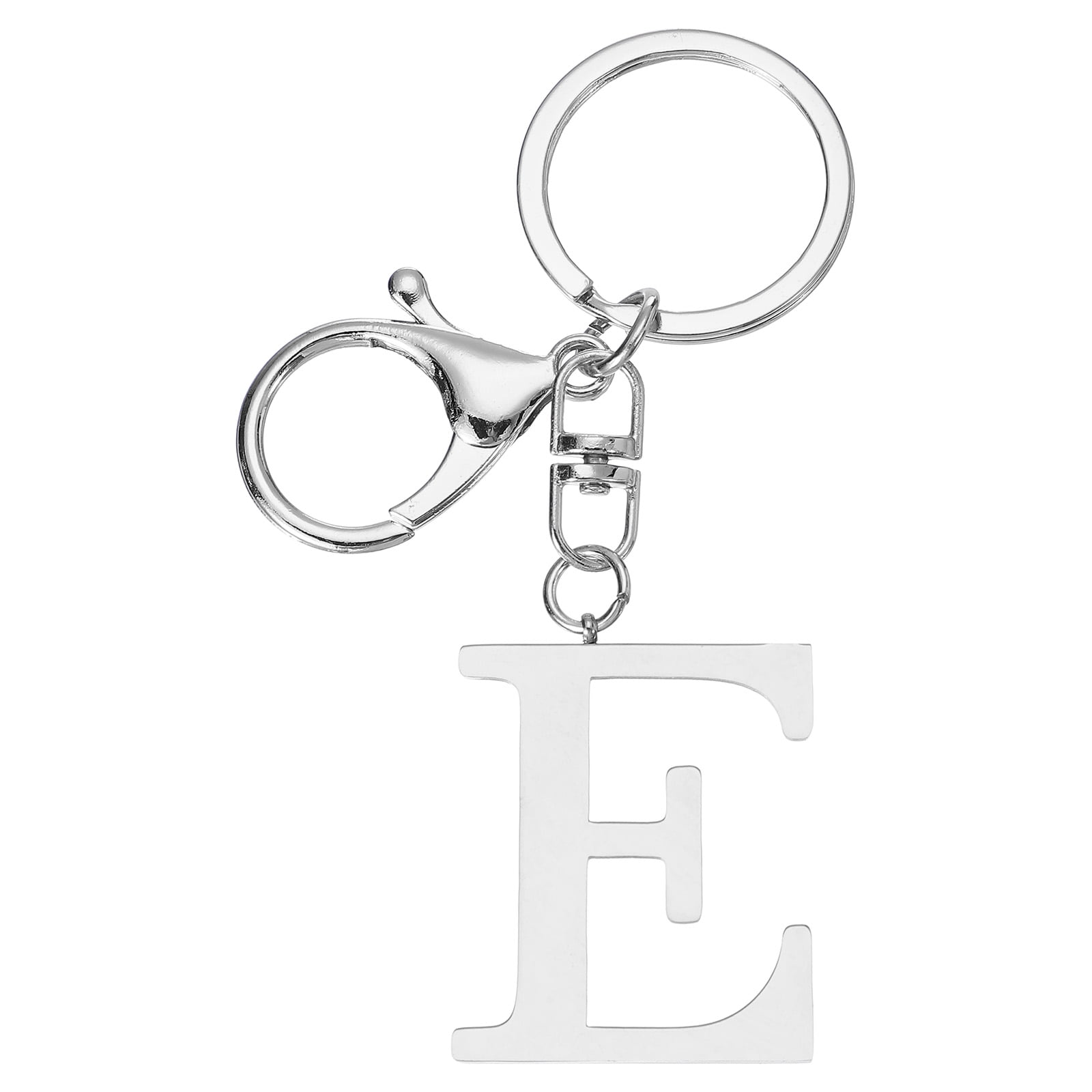 Uxcell Initial Letter Key Chain, Letter A-Z Keychain Initials Keyring ...