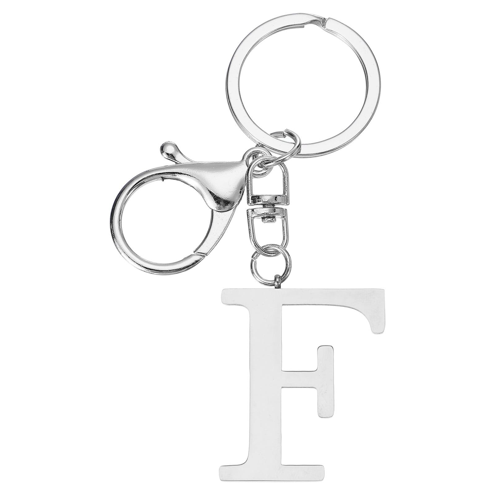 Uxcell Initial Letter Key Chain, Letter A-Z Keychain Initials Keyring ...