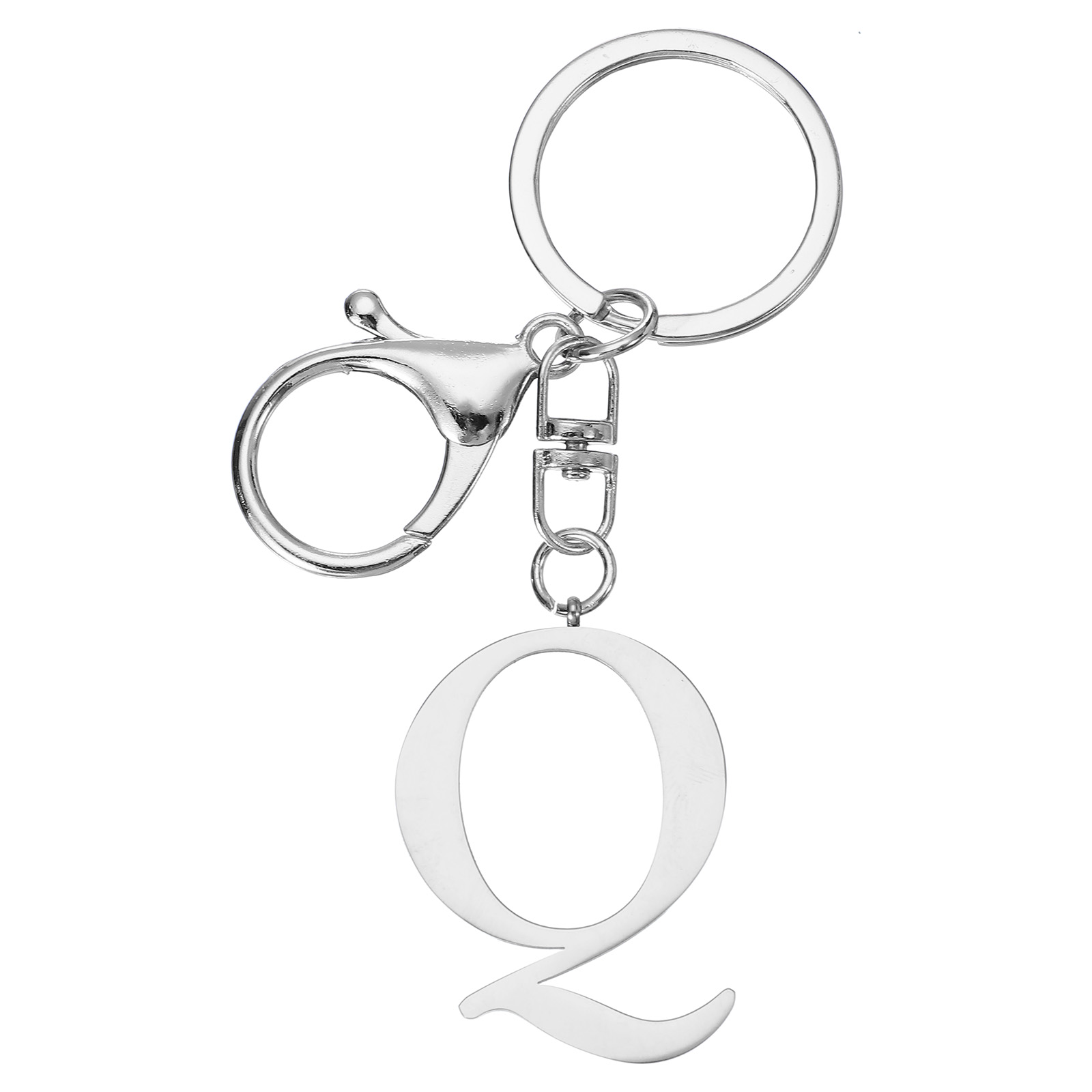 Uxcell Initial Letter Key Chain, Letter A-Z Keychain Initials Keyring ...