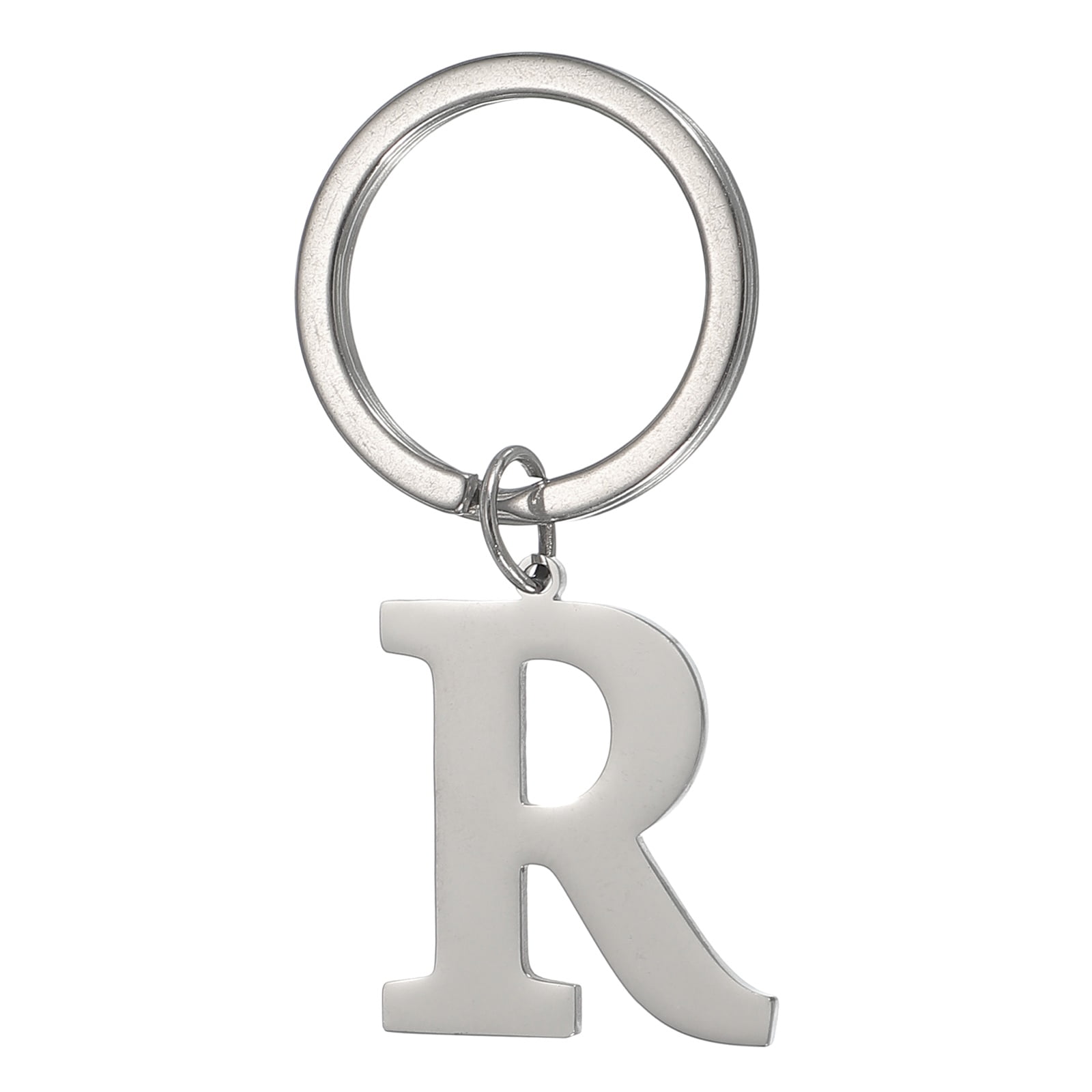 Uxcell Initial Letter Keychain, A-Z Alphabet Key Chain for Men Women ...
