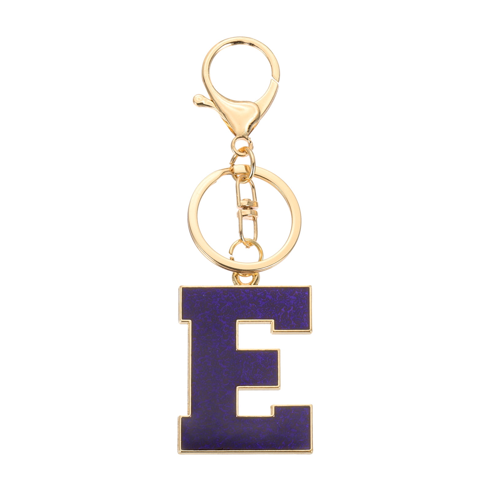 Uxcell Initial Letter Keychain, Purple A-Z Alphabet Keyring A-Z Letter ...