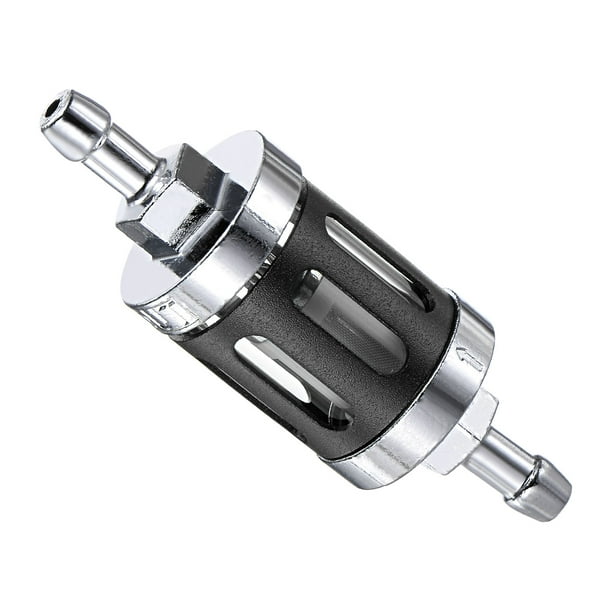 Uxcell Inline Petrol Gas Fuel Gasoline Oil Filter with Brass Filter ...