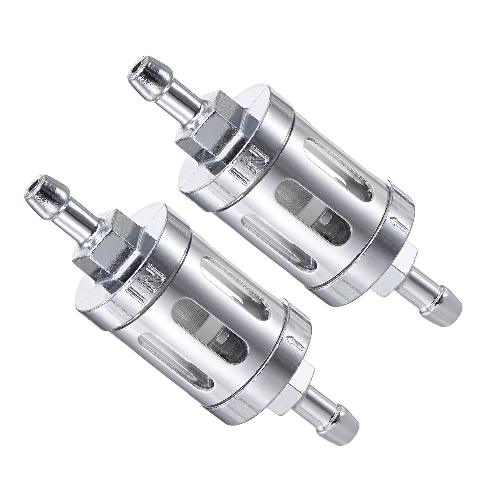 Uxcell Inline Petrol Gas Fuel Gasoline Oil Filter with Brass Filter ...