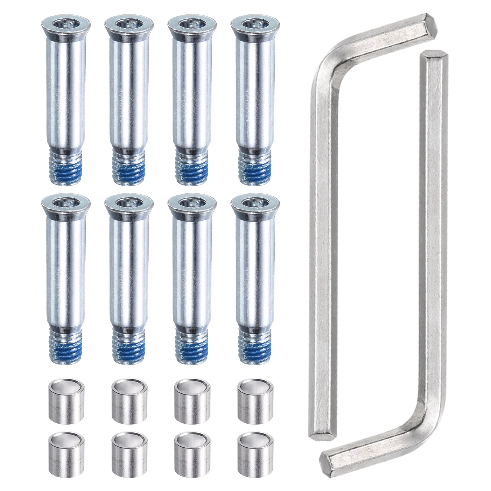 Uxcell Inline Skate Axle Screw Replacement Roller Wheel Repair Kit ...