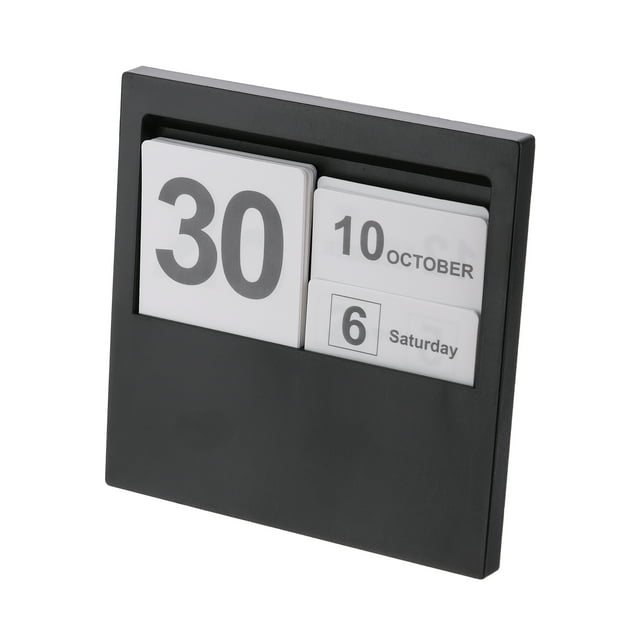 Uxcell Insert Perpetual Calendar, Desktop Plastic Calendar Stand Month ...
