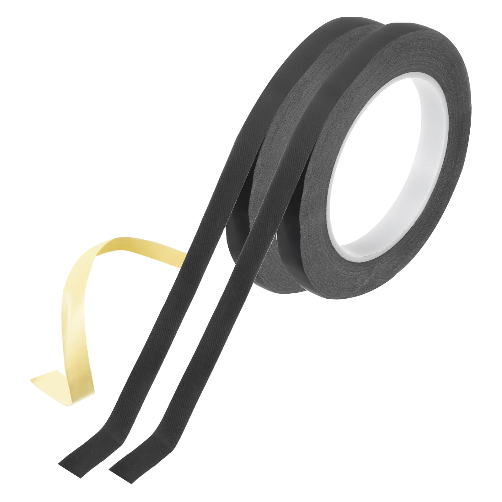 Uxcell Insulating Acetate Cloth Adhesive Tape, 0.5in x 98ft Black ...