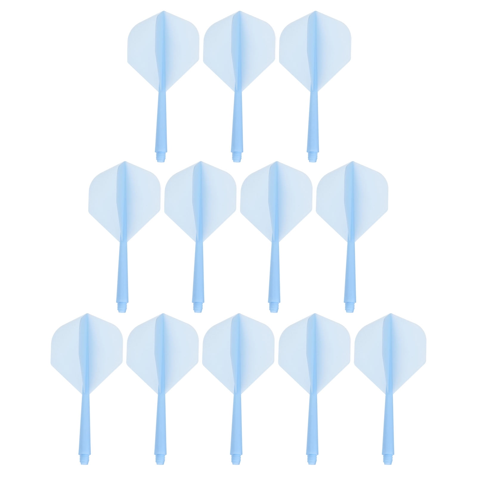 Uxcell Integrated Dart Shaft & Flights, 12 Pack Lightweight Dart Flight ...