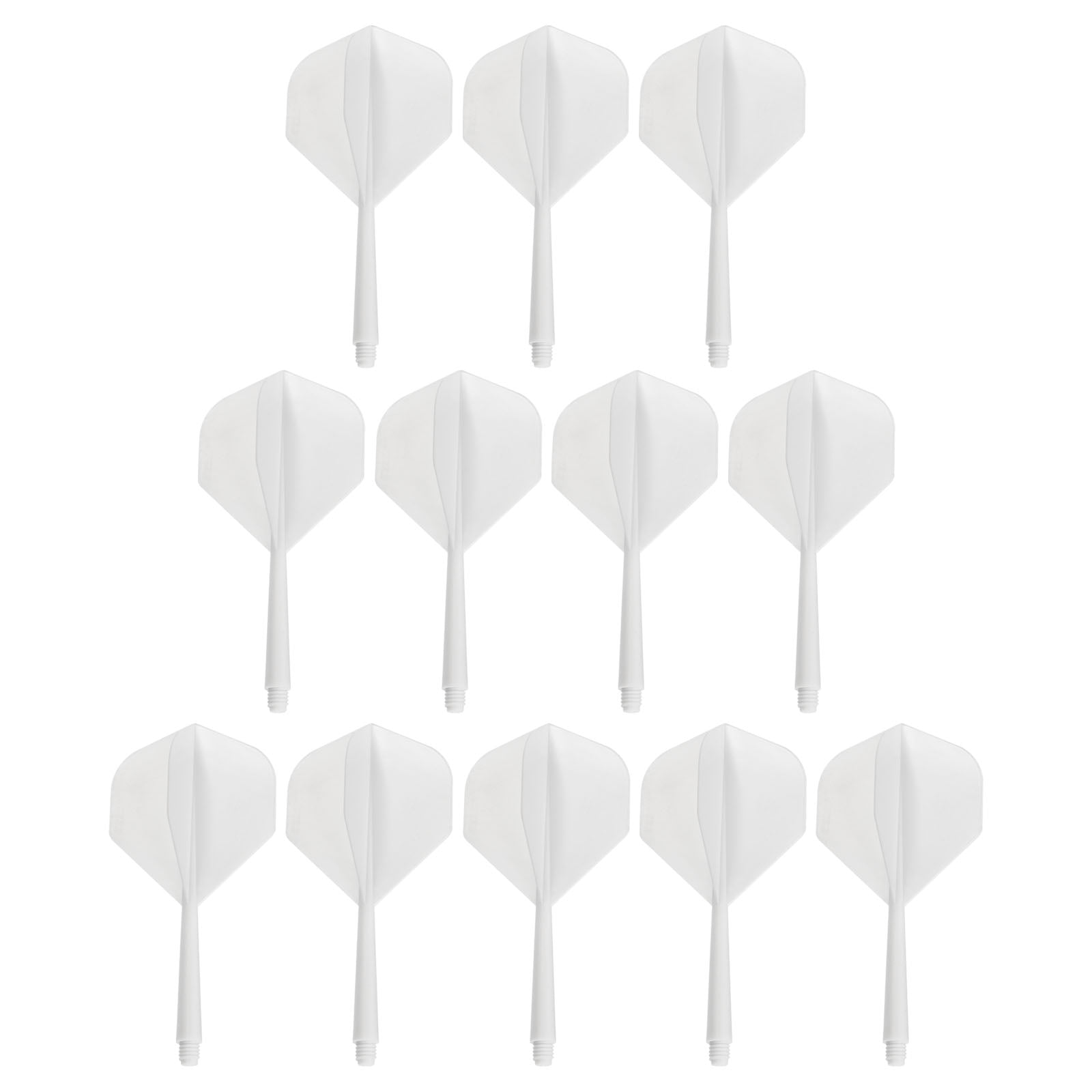 Uxcell Integrated Dart Shaft & Flights, 12 Pack Plastic Dart Flight Set ...
